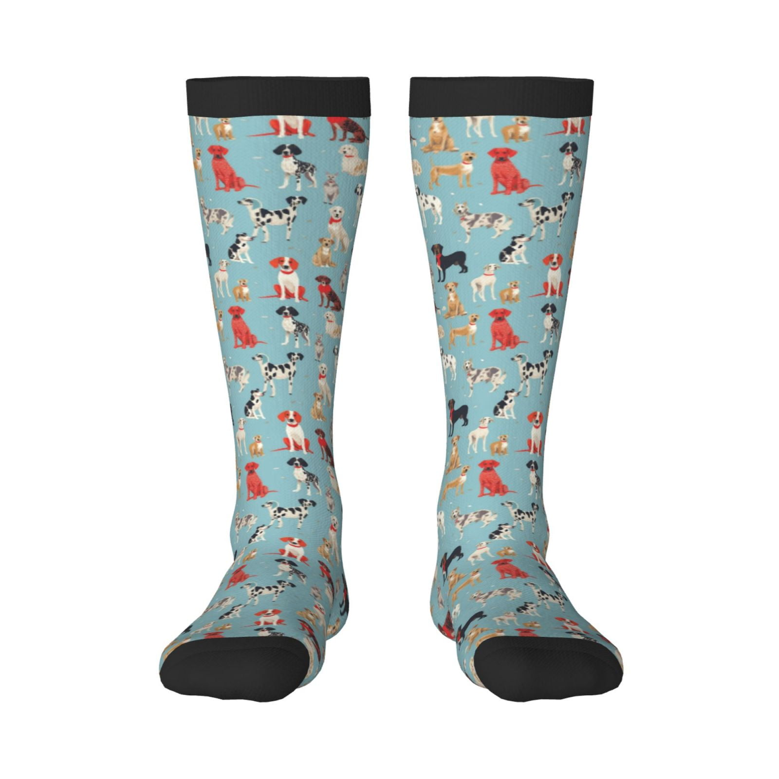 Bingfone Compression Socks for Women and Men Long Socks for Running ...