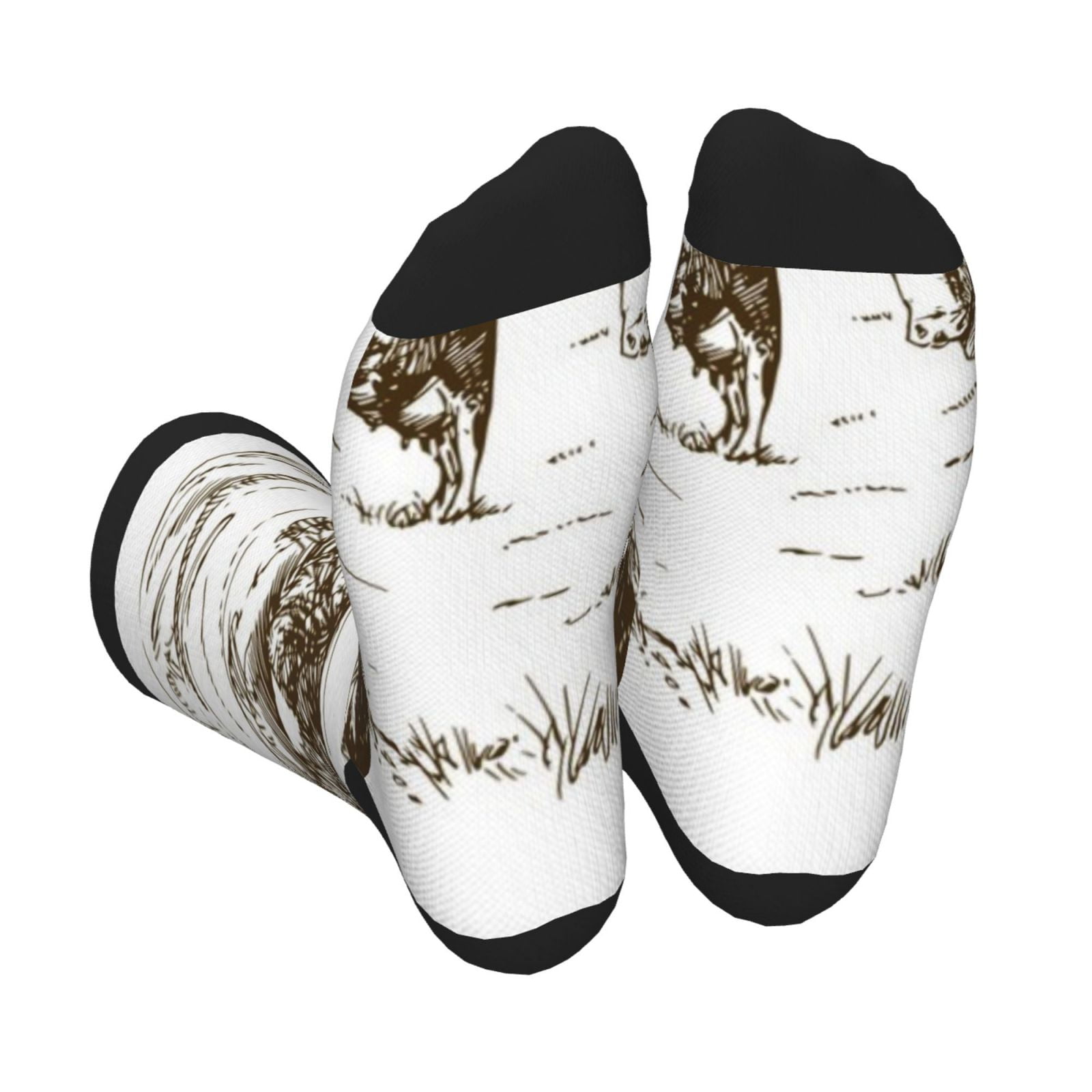 Bingfone Compression Socks for Women and Men Long Socks for Running ...