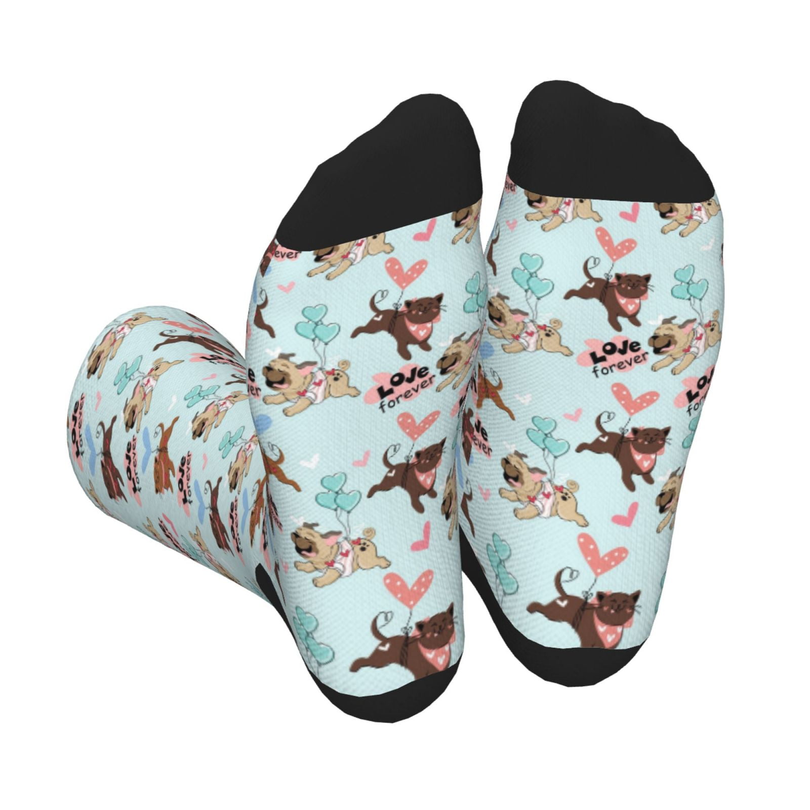 Bingfone Compression Socks for Women and Men Long Socks for Running ...