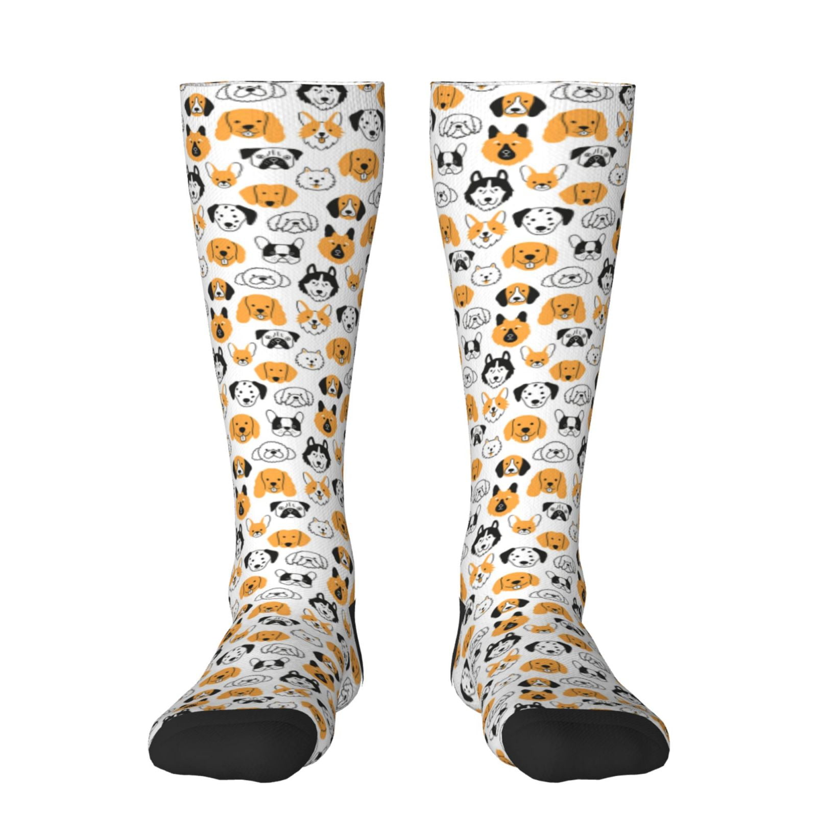 Bingfone Compression Socks for Women and Men Long Socks for Running ...