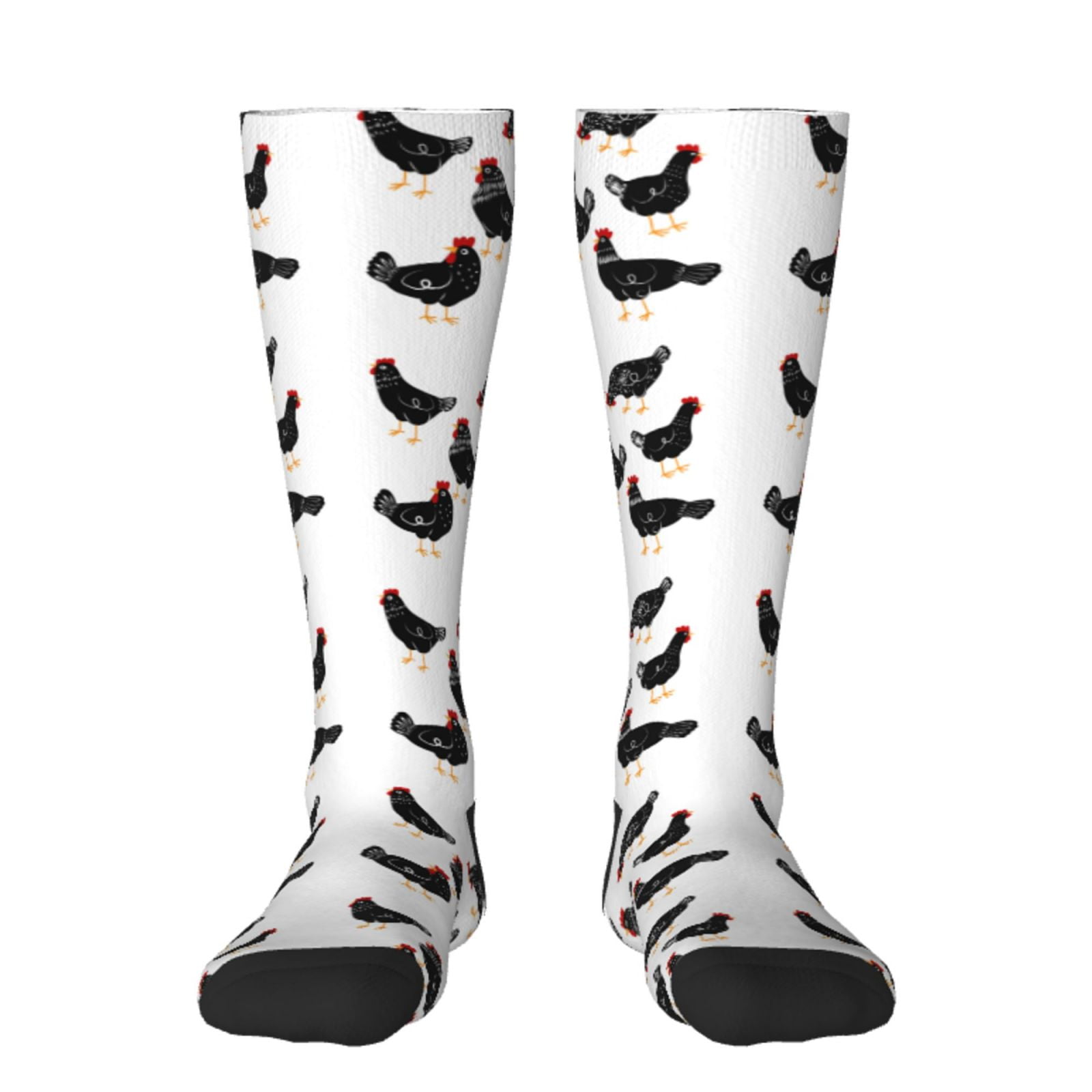 Bingfone Compression Socks for Women and Men Long Socks for Running ...