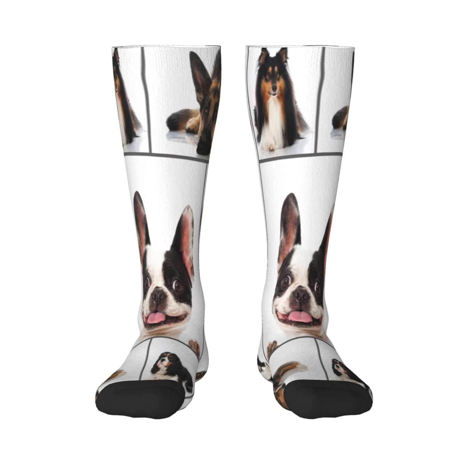 Bingfone Compression Socks for Women and Men Long Socks for Running ...