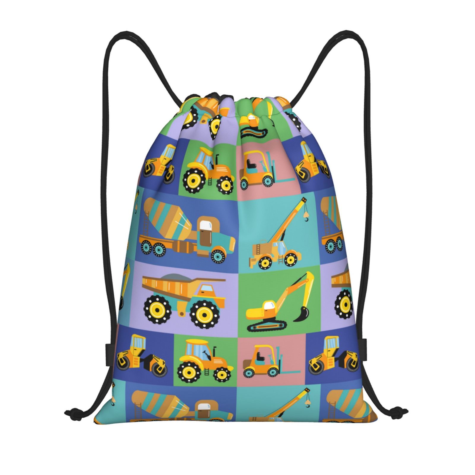 Bingfone Construction Machinery Drawstrings Backpacks Bags For Men ...