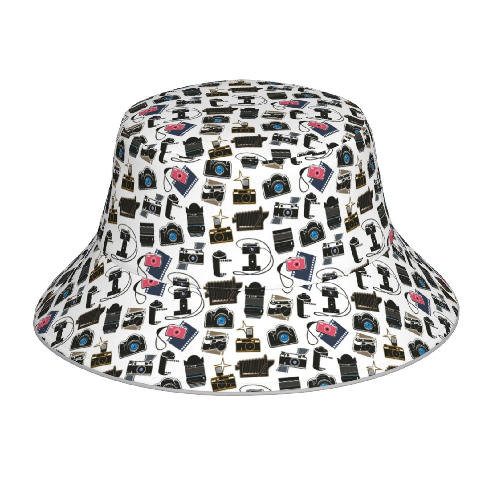 Bingfone Cool Camera Bucket Hat for Men Women,Packable Reversible ...