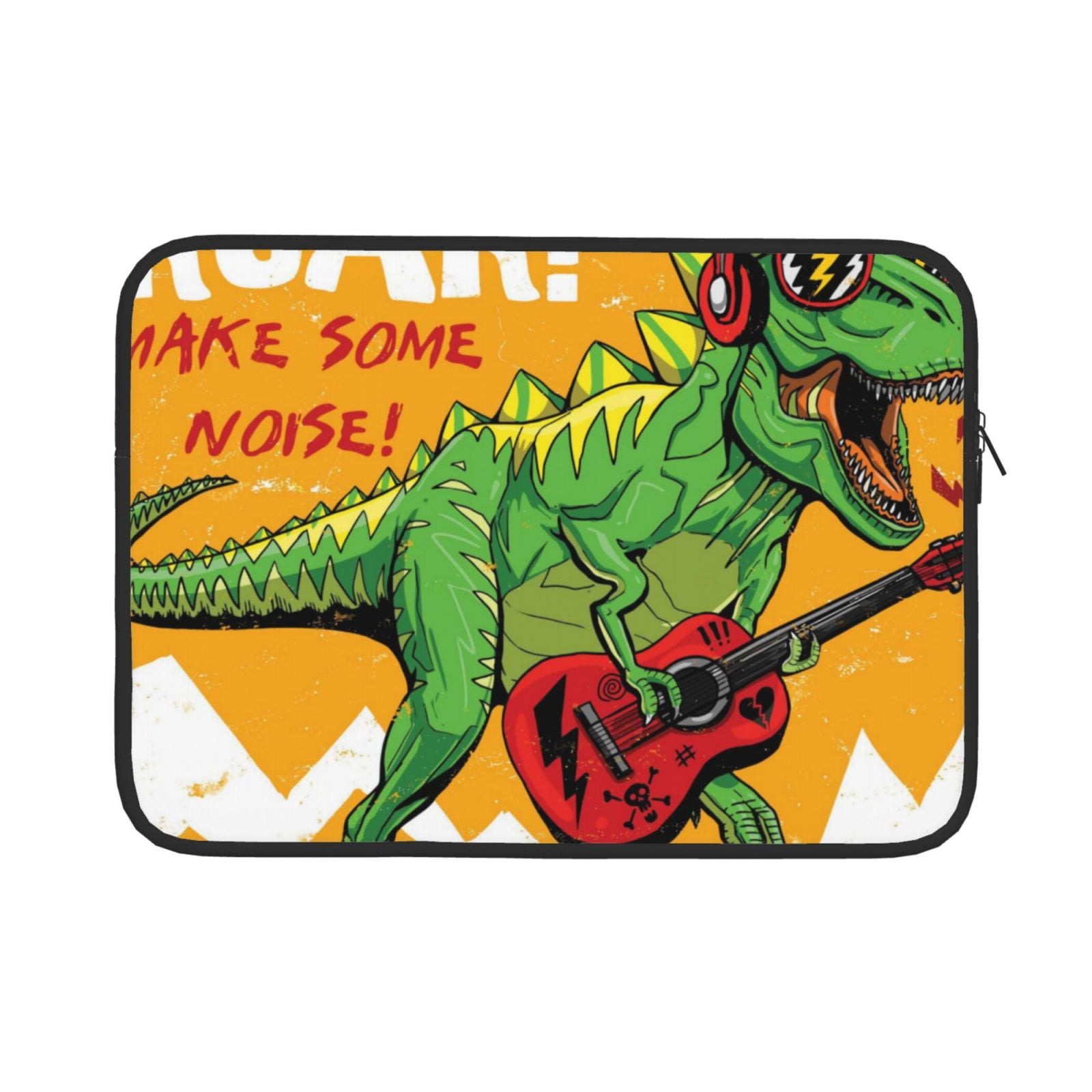 Bingfone Cool Dinosaur Playing Guitar Laptop Sleeve Case 15 Inch, 360 ...