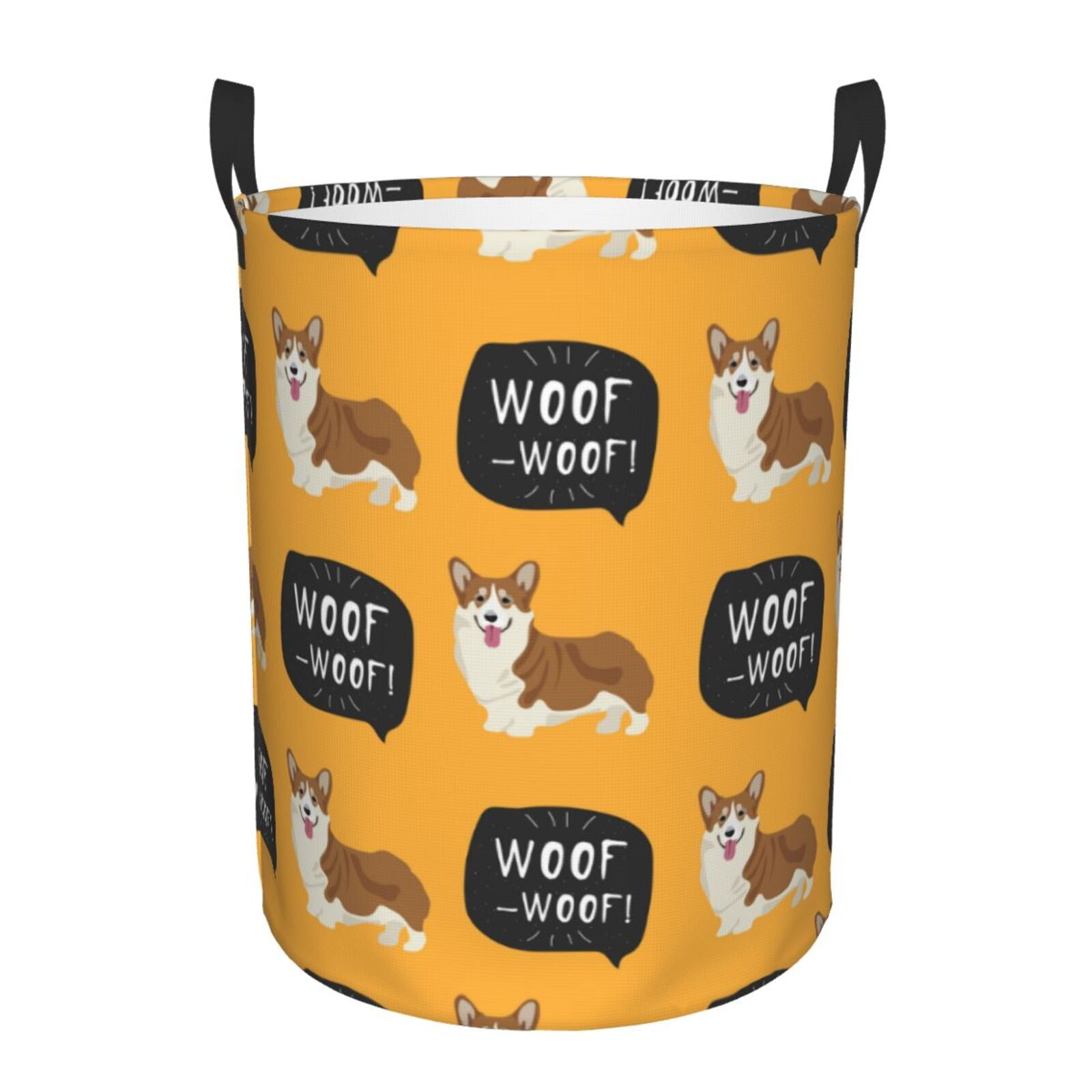 Bingfone Corgi Waterproof Foldable Laundry Hamper Bucket With Handles For Storage Bin,Clothes ...