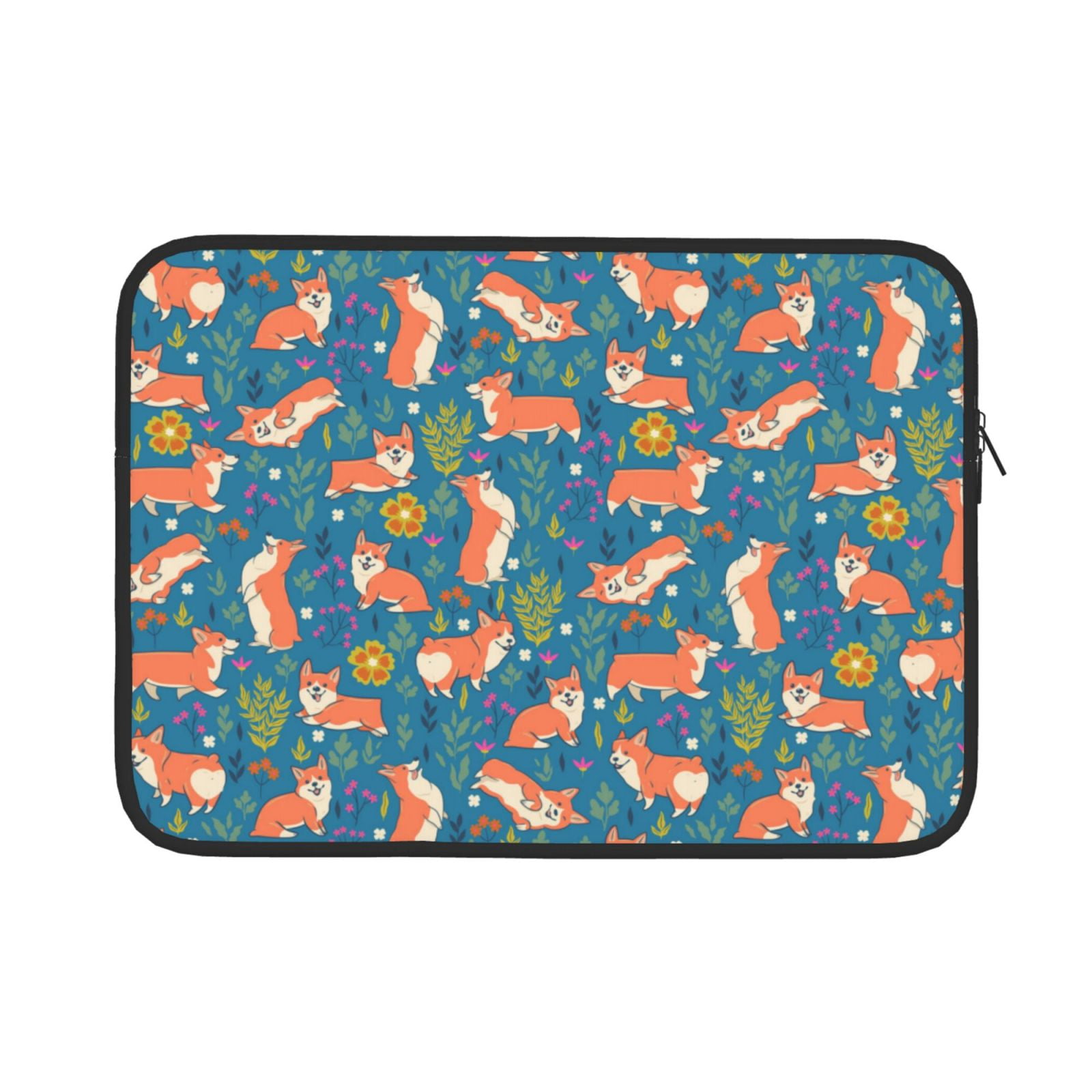 Bingfone Corgi with Flowers Laptop Sleeve Case 13 inch , 360 ...