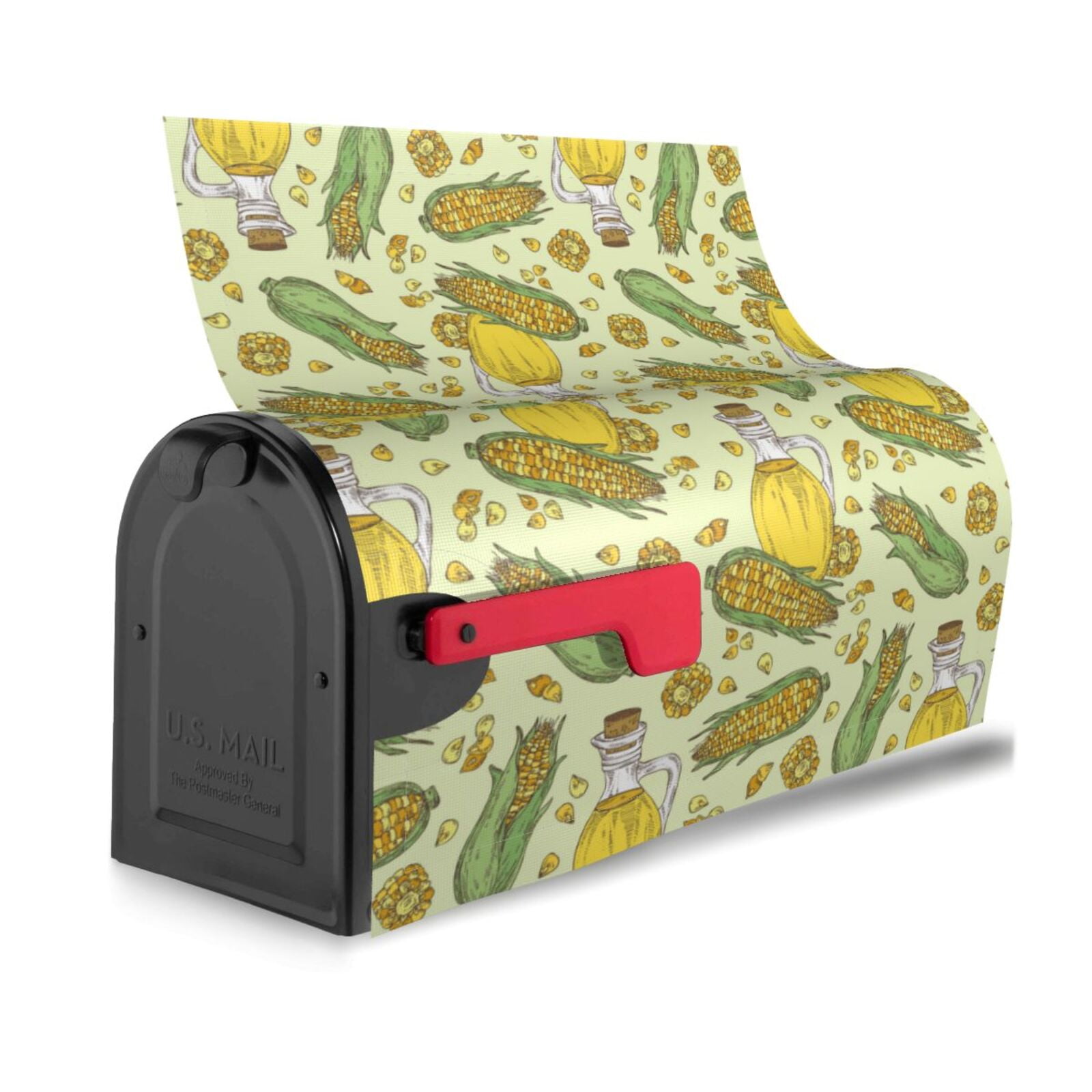 Bingfone Corn And Corn Oil Magnetic Mailbox Cover Standard Size for ...