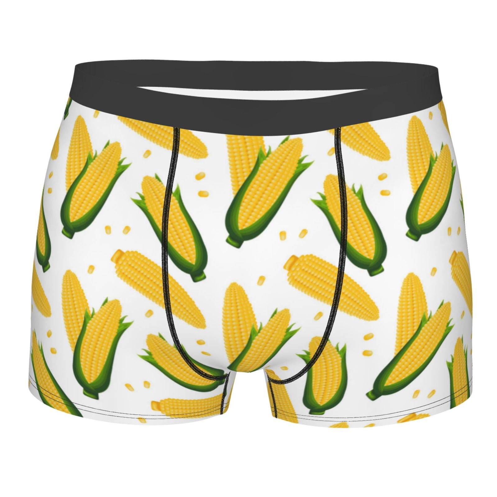 Bingfone Corn On The Cob Men's Underwear - Casual Stretch Boxer Briefs ...