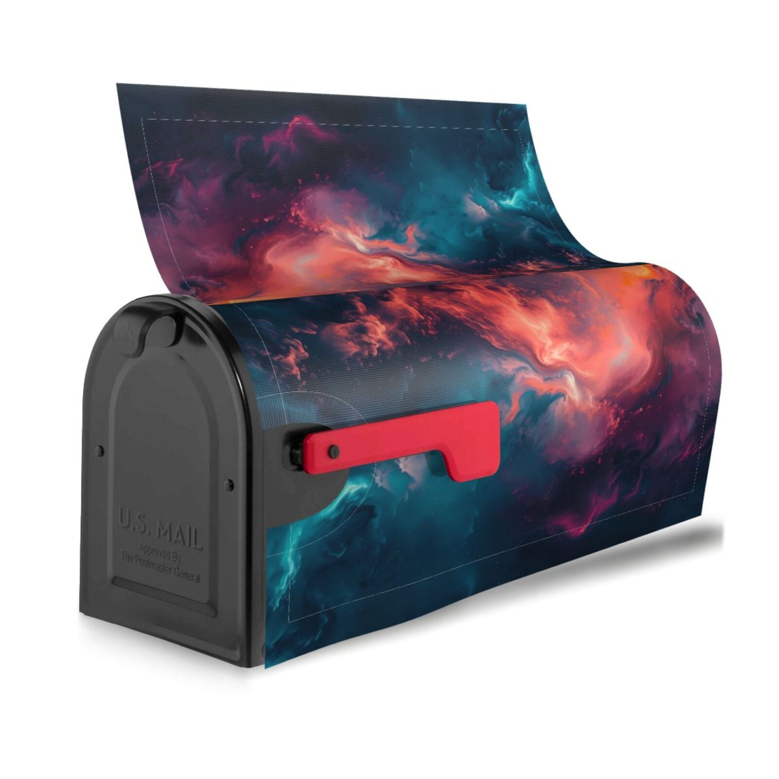 Bingfone Cosmic Paint Swirl Magnetic Mailbox Cover Standard Size for ...