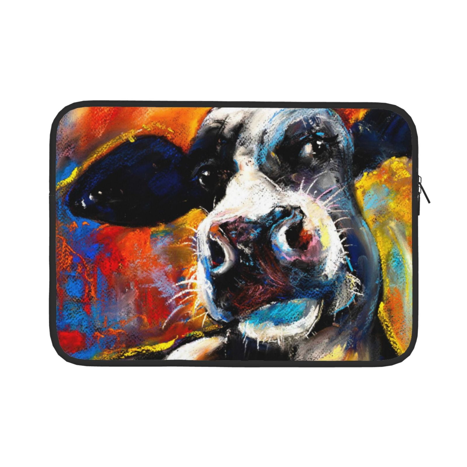 Bingfone Cow Laptop Sleeve Case 13 Inch, 360° Protective Computer ...