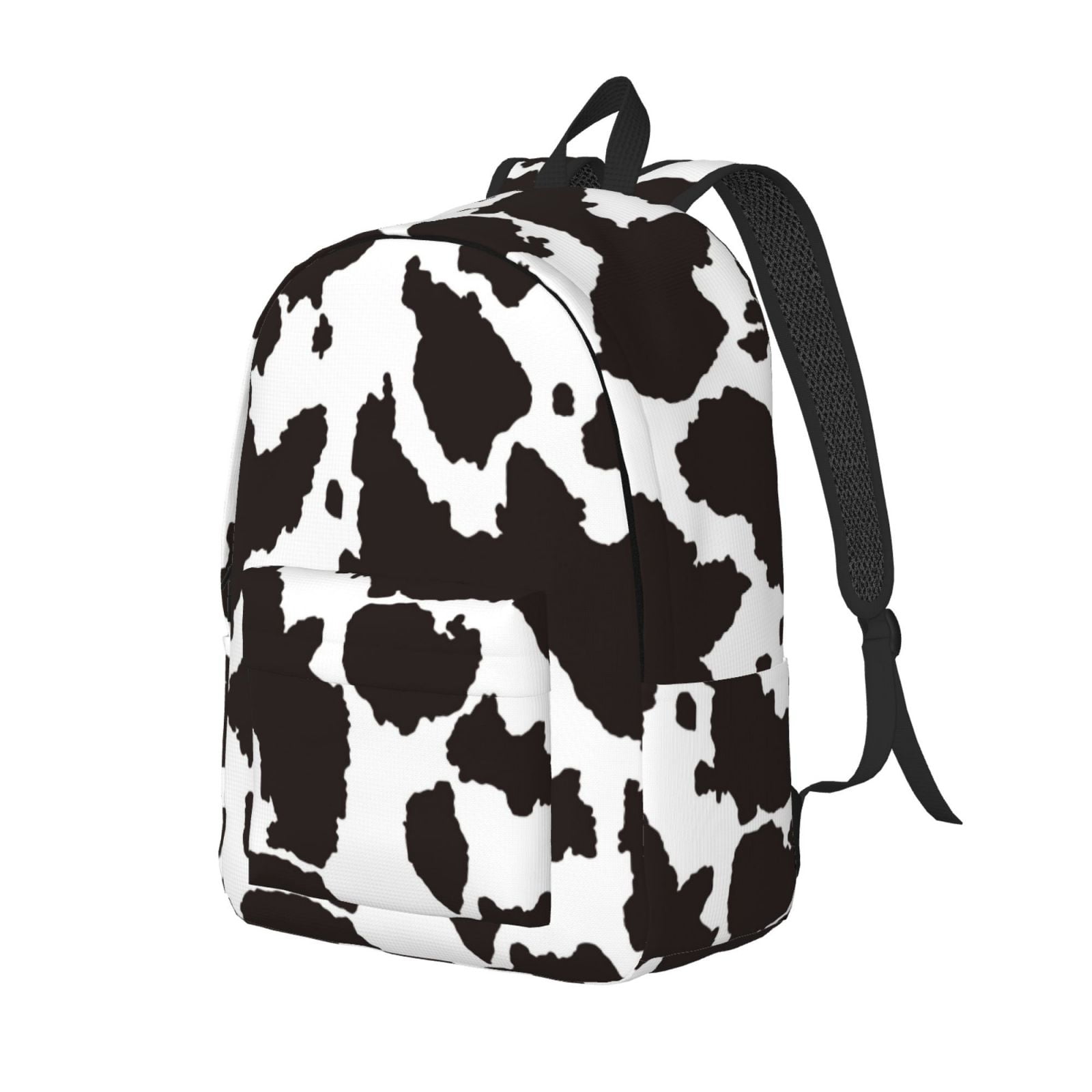 Bingfone Cow Skin 2 Print Canvas College Laptop Backpack, Large ...