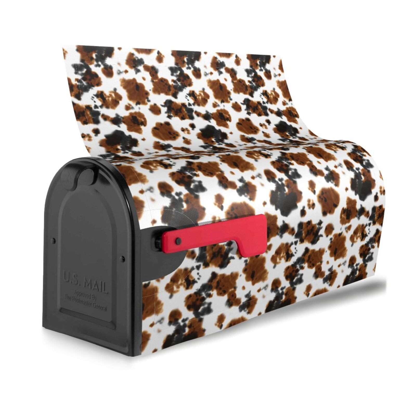 Bingfone Cow Tie Dye Magnetic Mailbox Cover Standard Size for Garden ...