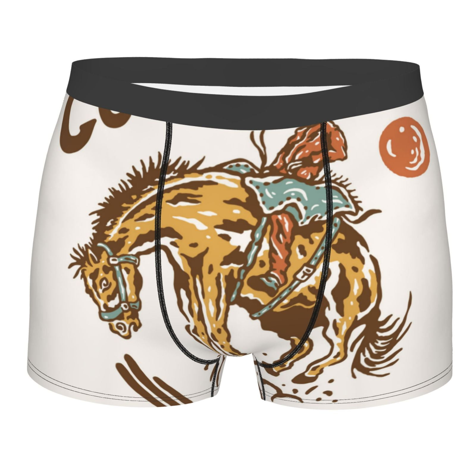 Bingfone Cowboy Up Vintage Wild West Men's Underwear - Casual Stretch ...