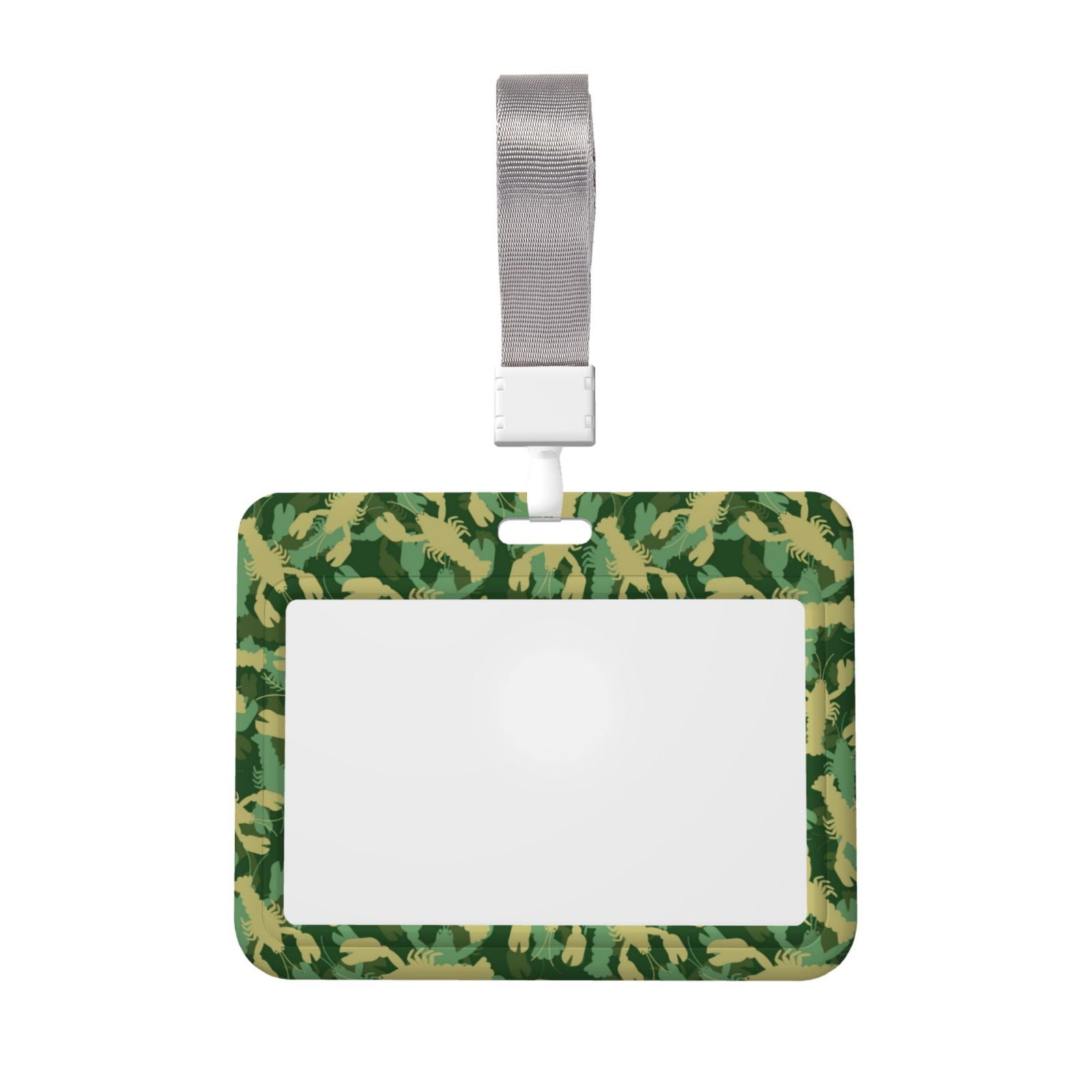 Bingfone Crayfish Army Card Badge Holder,for Girls Girly Women 4 x 3 ...