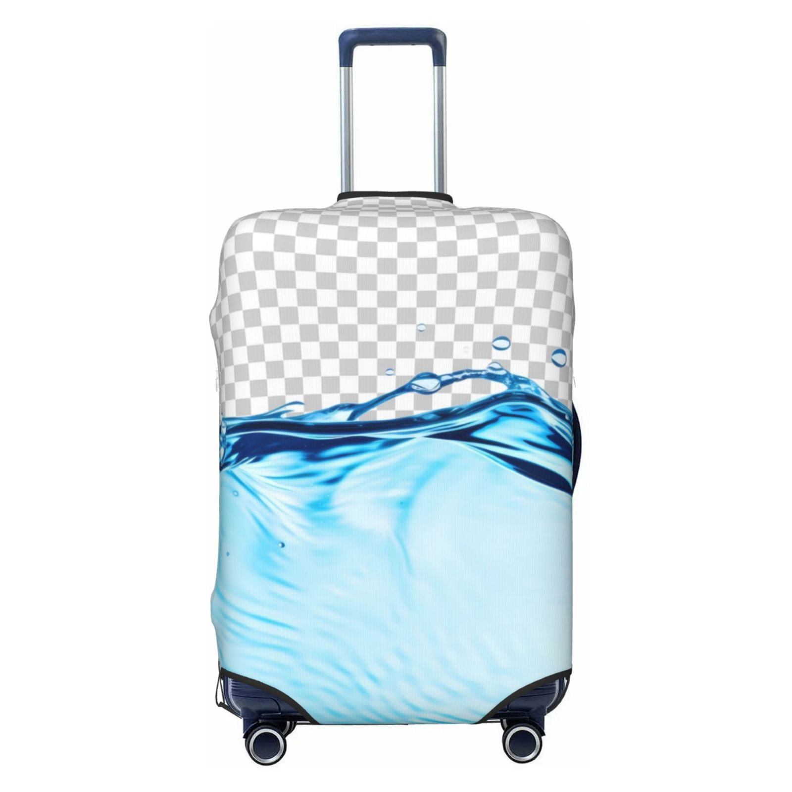 Bingfone Crystal Clear Water Splash Luggage Cover Washable Suitcase ...