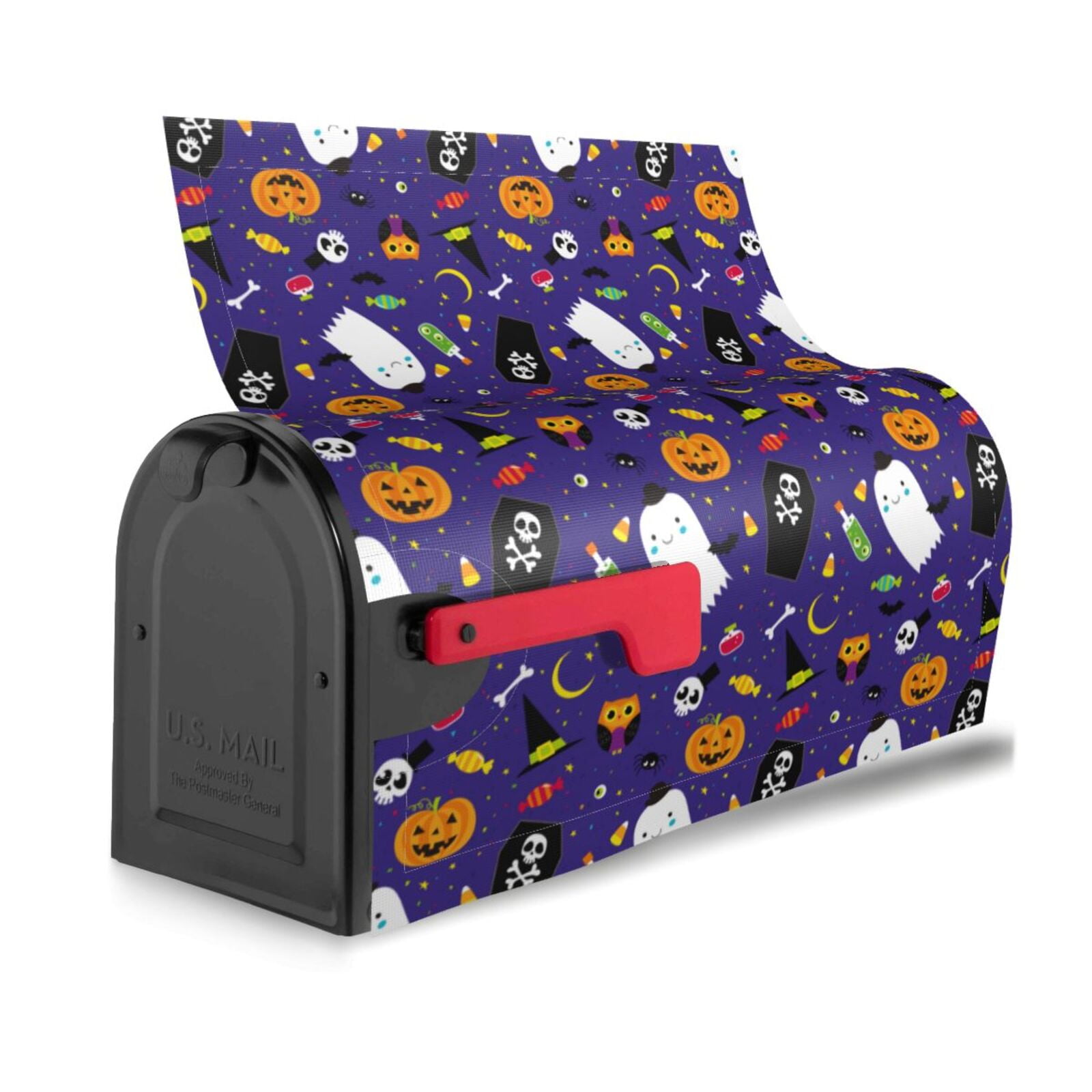 Bingfone Cute And Creepy Magnetic Mailbox Cover Standard Size for ...