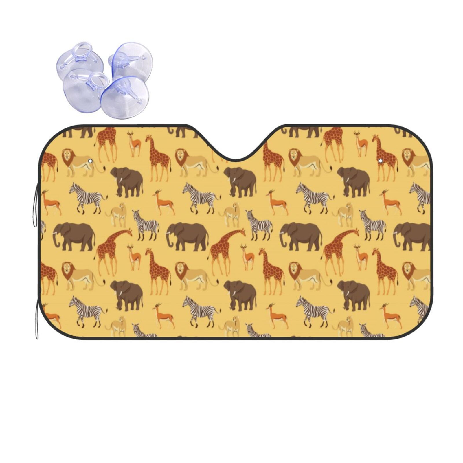 Bingfone Cute Animals Car Windshield Sun Shade Protector Keep Your ...