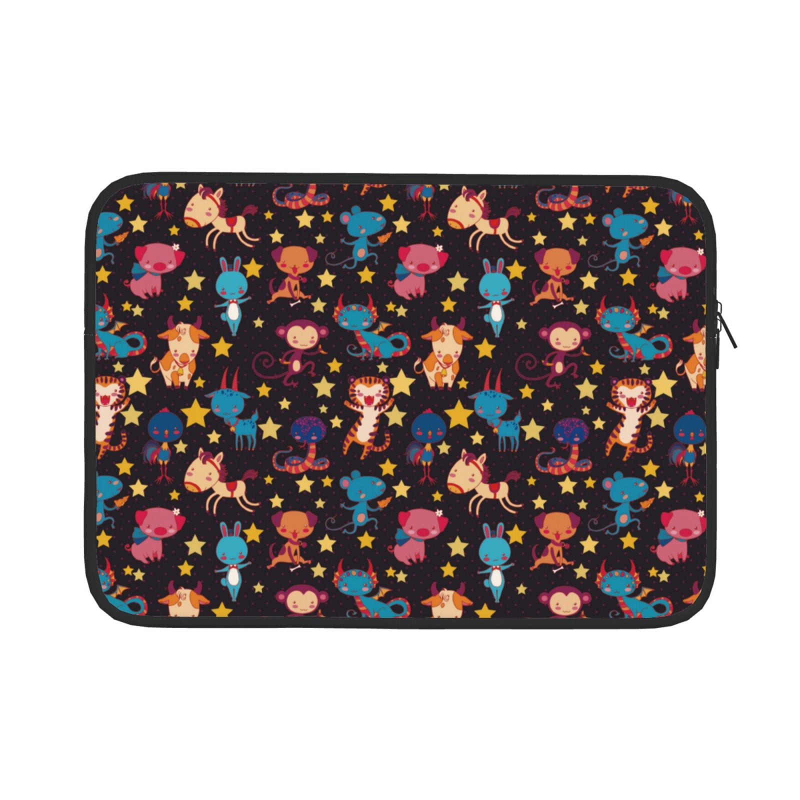 Bingfone Cute Animals Laptop Sleeve Case 13 inch , 360° Protective Computer Carrying Bag ...