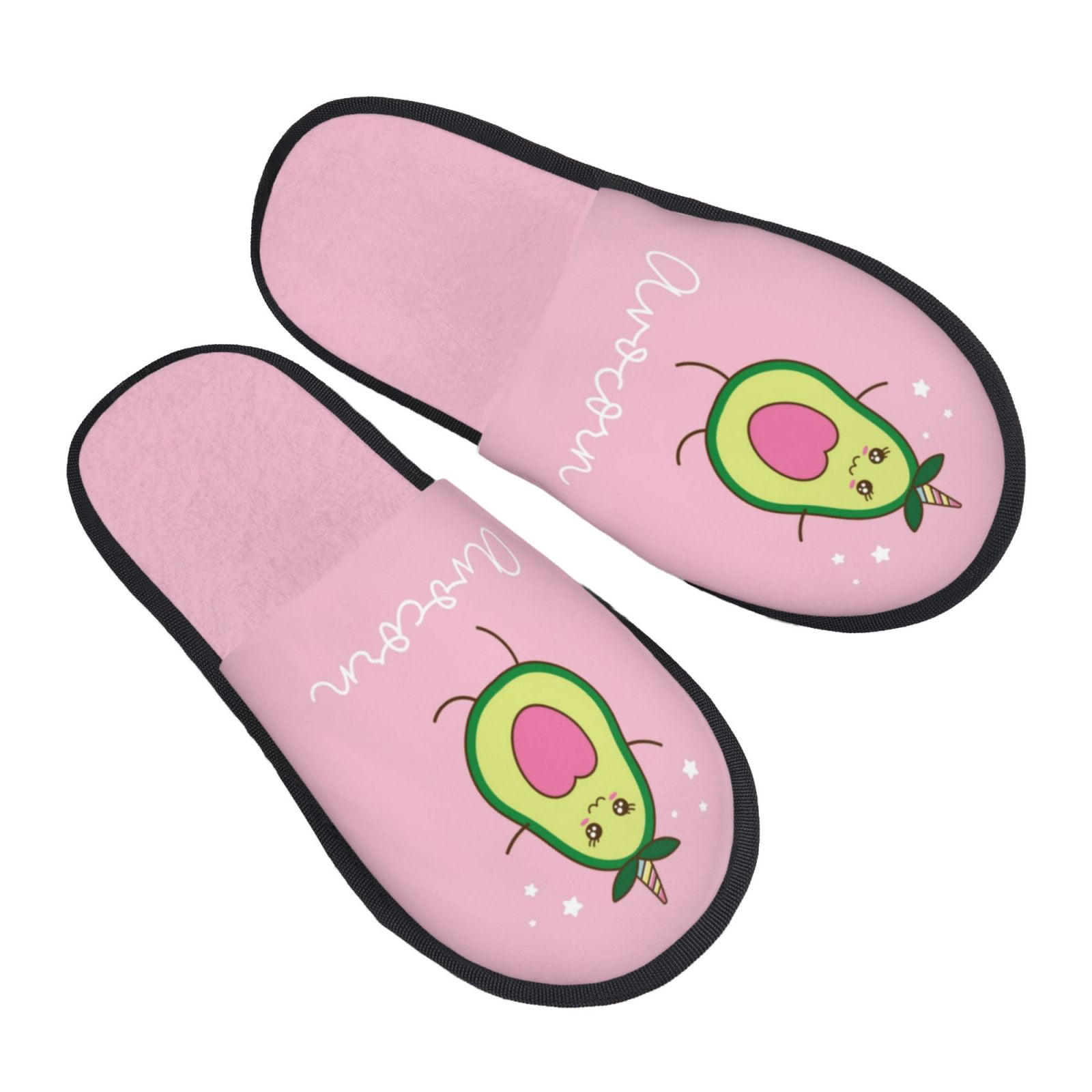 Bingfone Cute Avocado House Slippers For Women Men With Soft Rubber ...