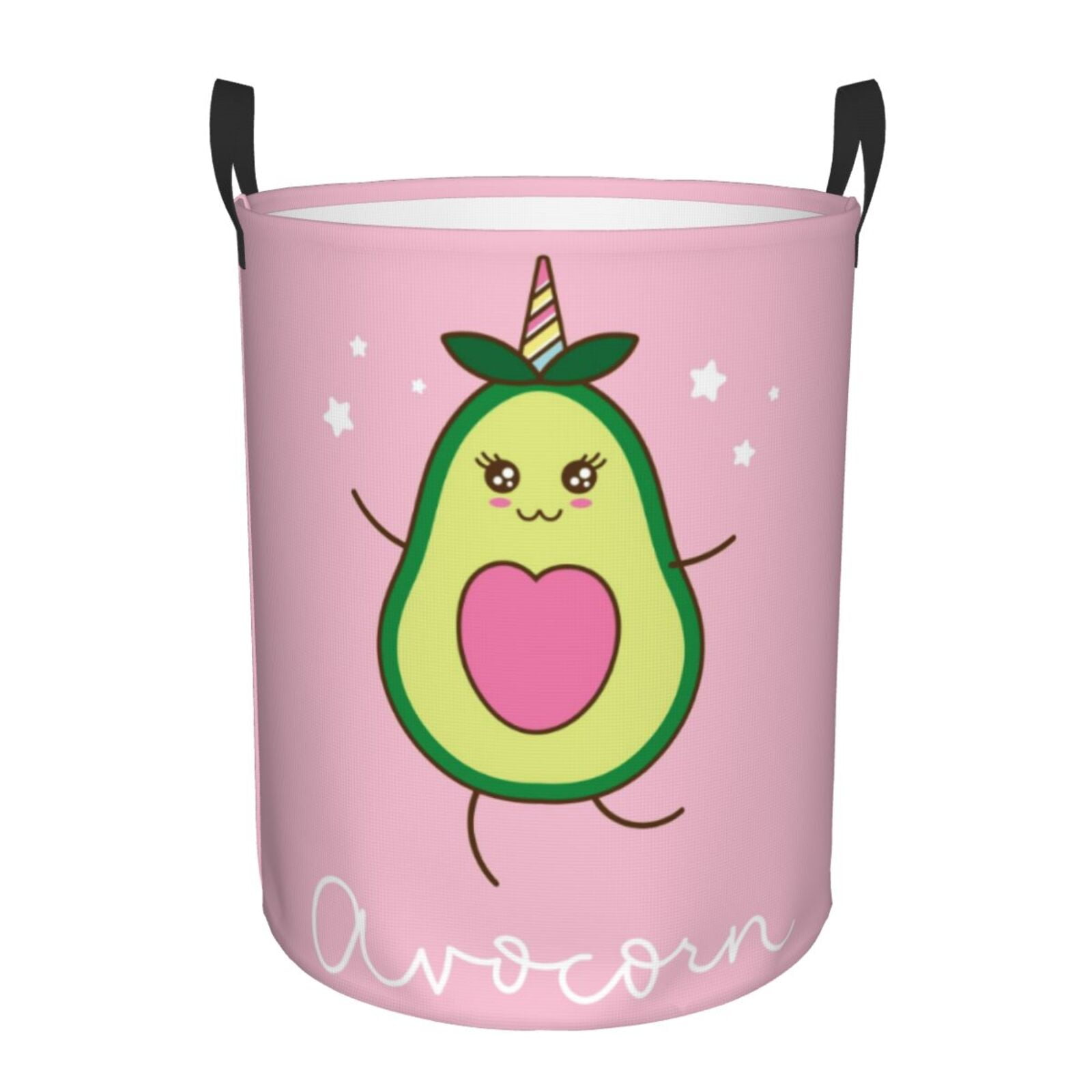 Bingfone Cute Avocado Waterproof Foldable Laundry Hamper Bucket With ...