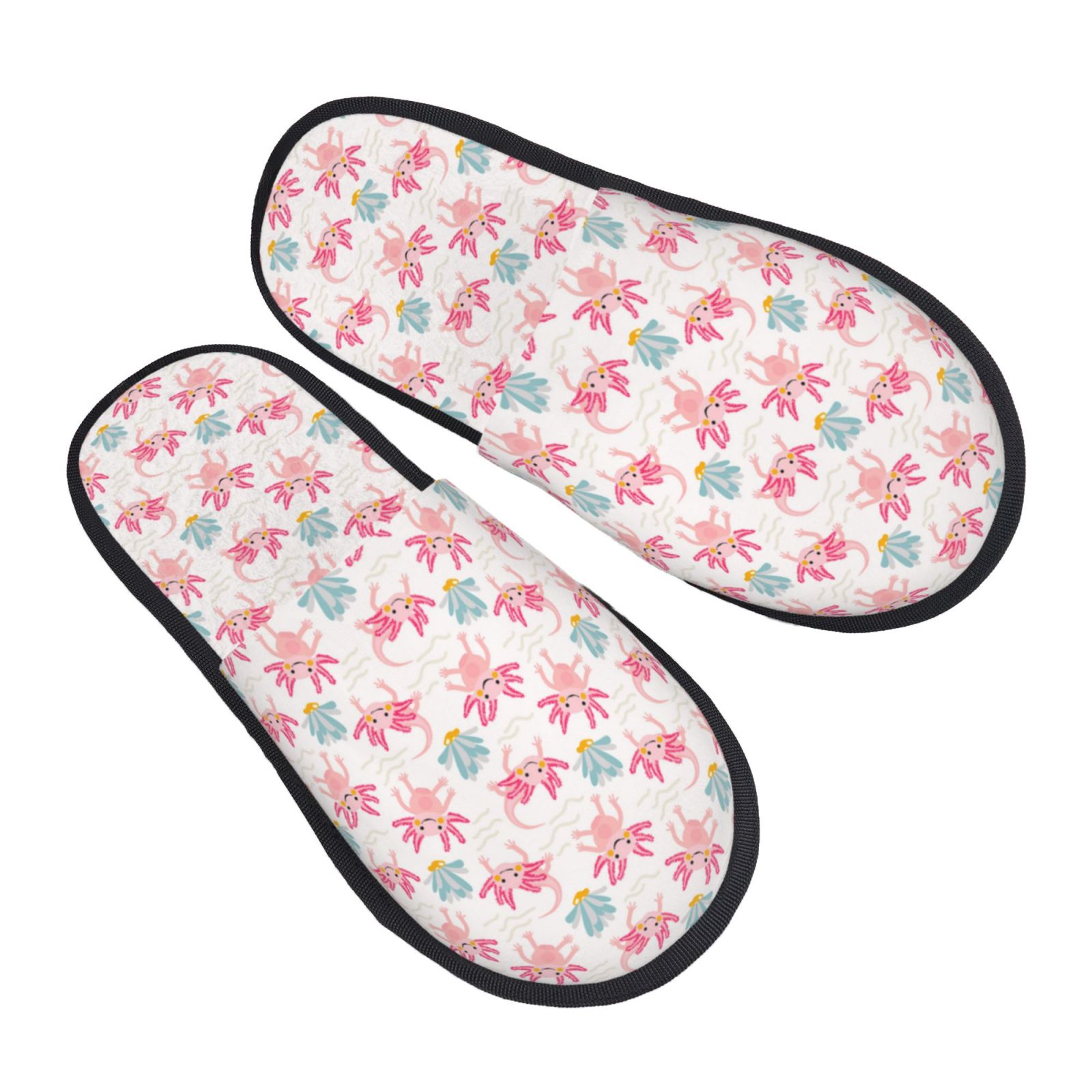 Bingfone Cute Axolotl House Slippers for Women Men with Soft Rubber ...