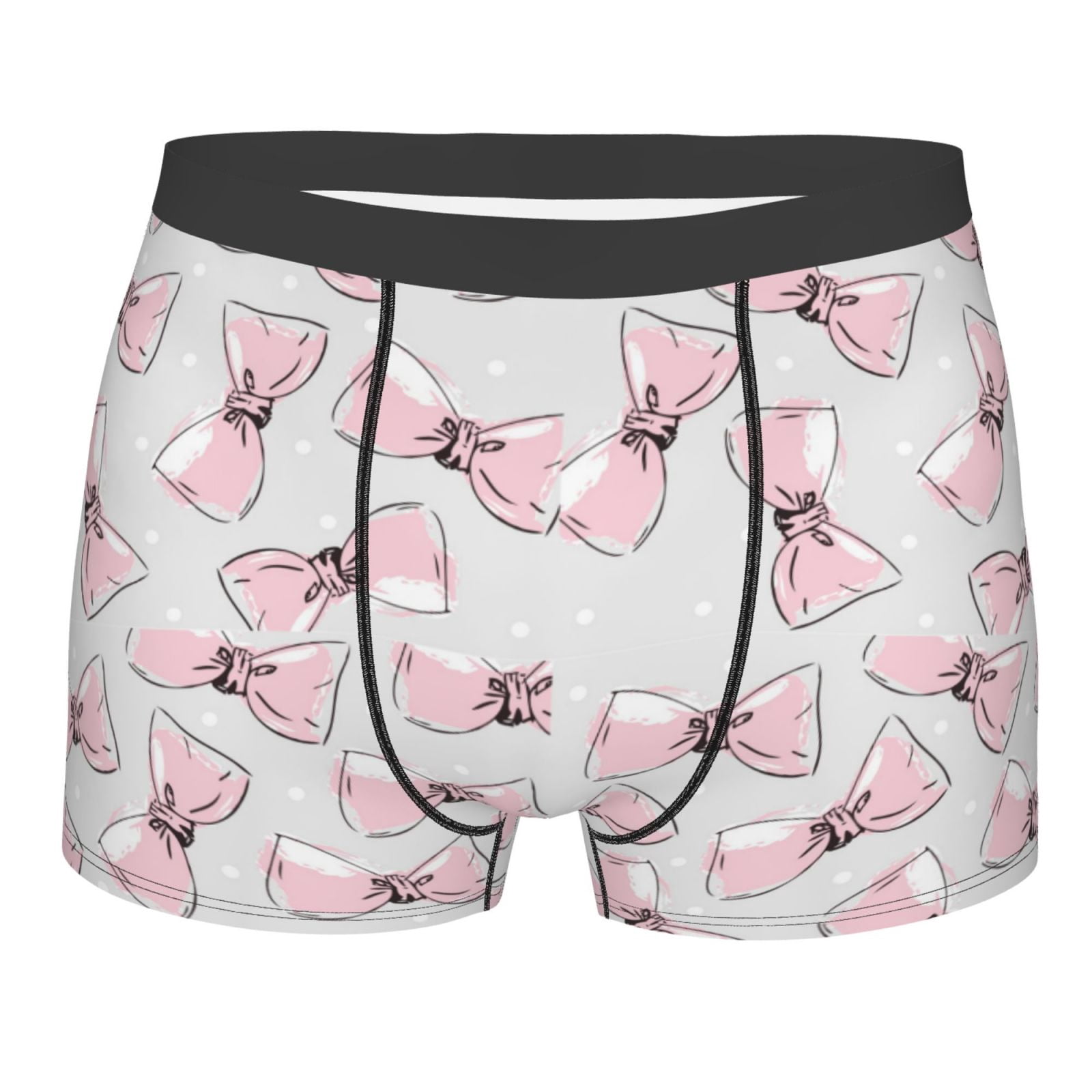 Bingfone Cute Bow Tie Men's Underwear - Casual Stretch Boxer Briefs ...