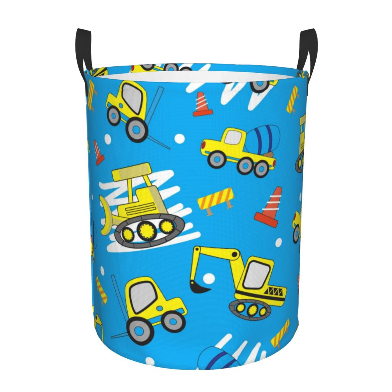 Bingfone Cute Car Cartoon Waterproof Foldable Laundry Hamper Bucket ...