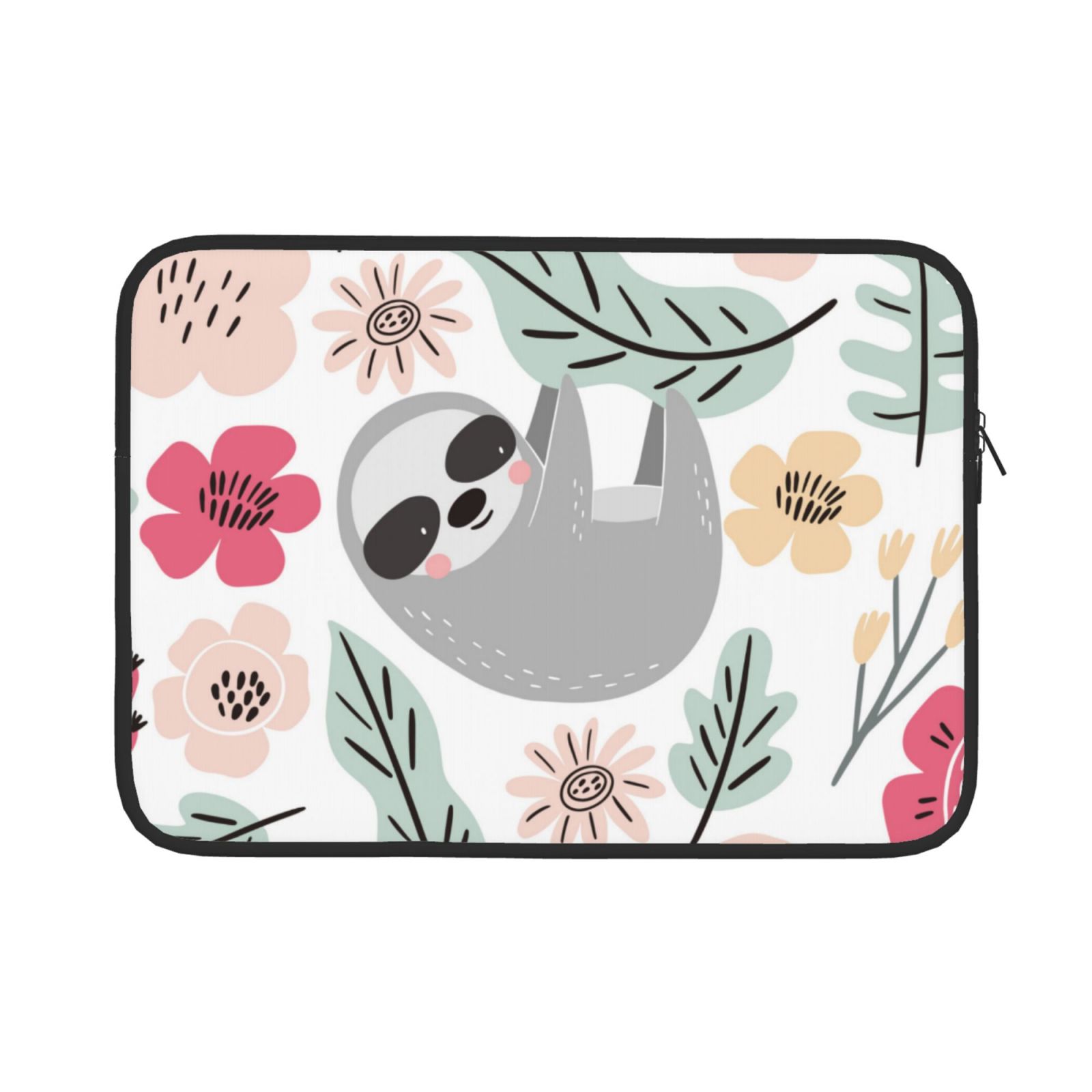 Bingfone Cute Cartoon Sloth Laptop Sleeve Case 13 Inch, 360° Protective ...