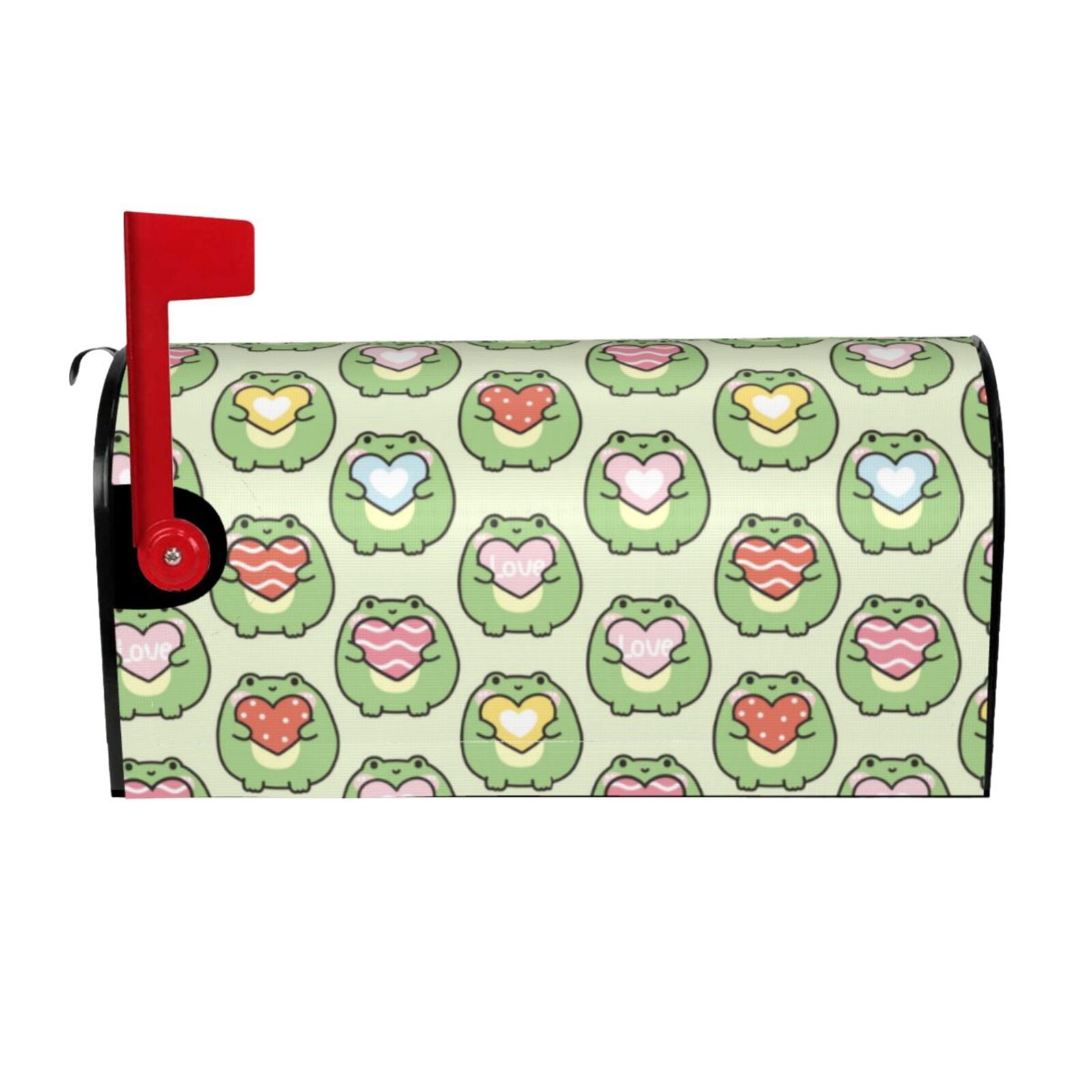 Bingfone Cute Chubby Frog Magnetic Mailbox Cover Standard Size for ...