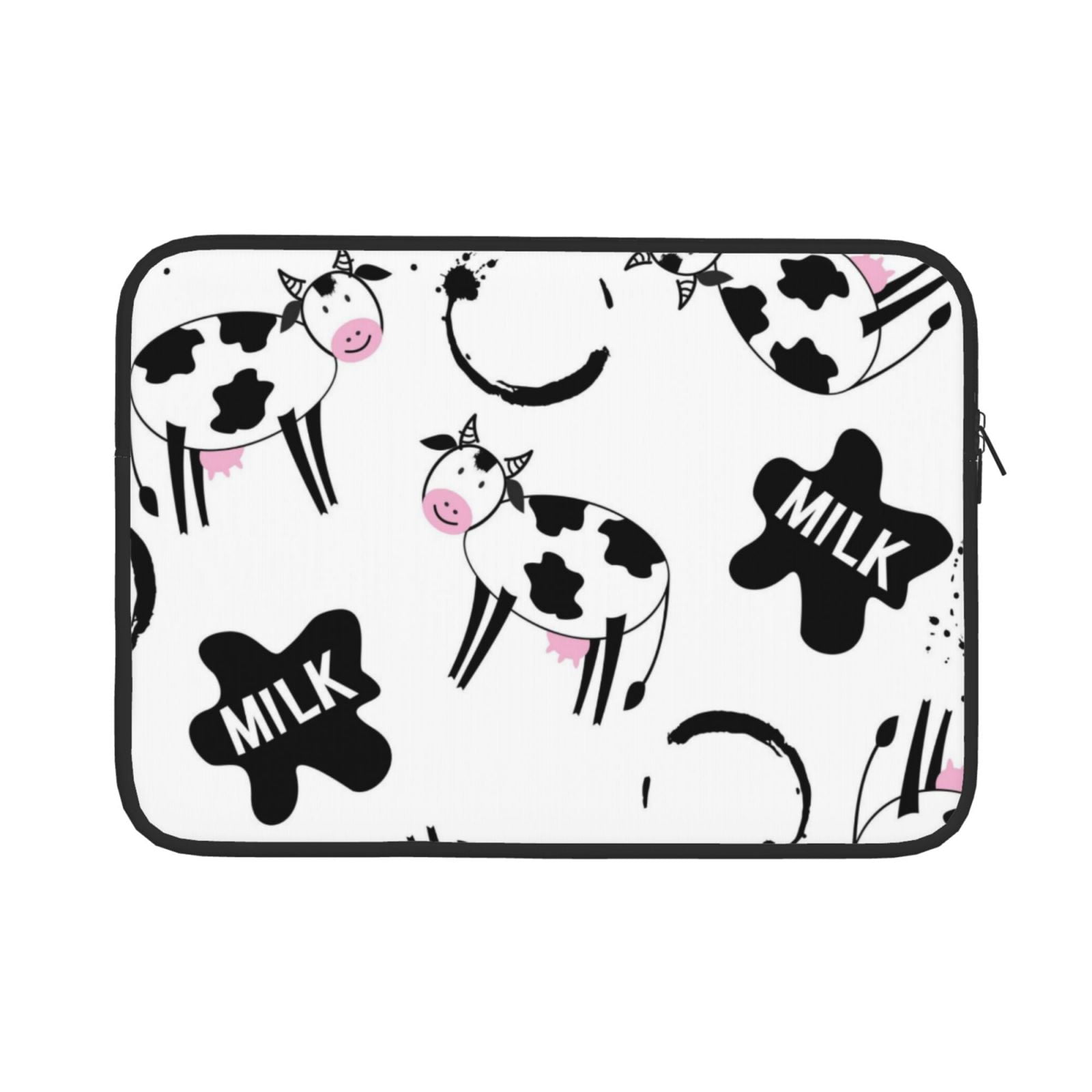 Bingfone Cute Cow And Milk Stains Laptop Sleeve Case 15 Inch, 360 ...