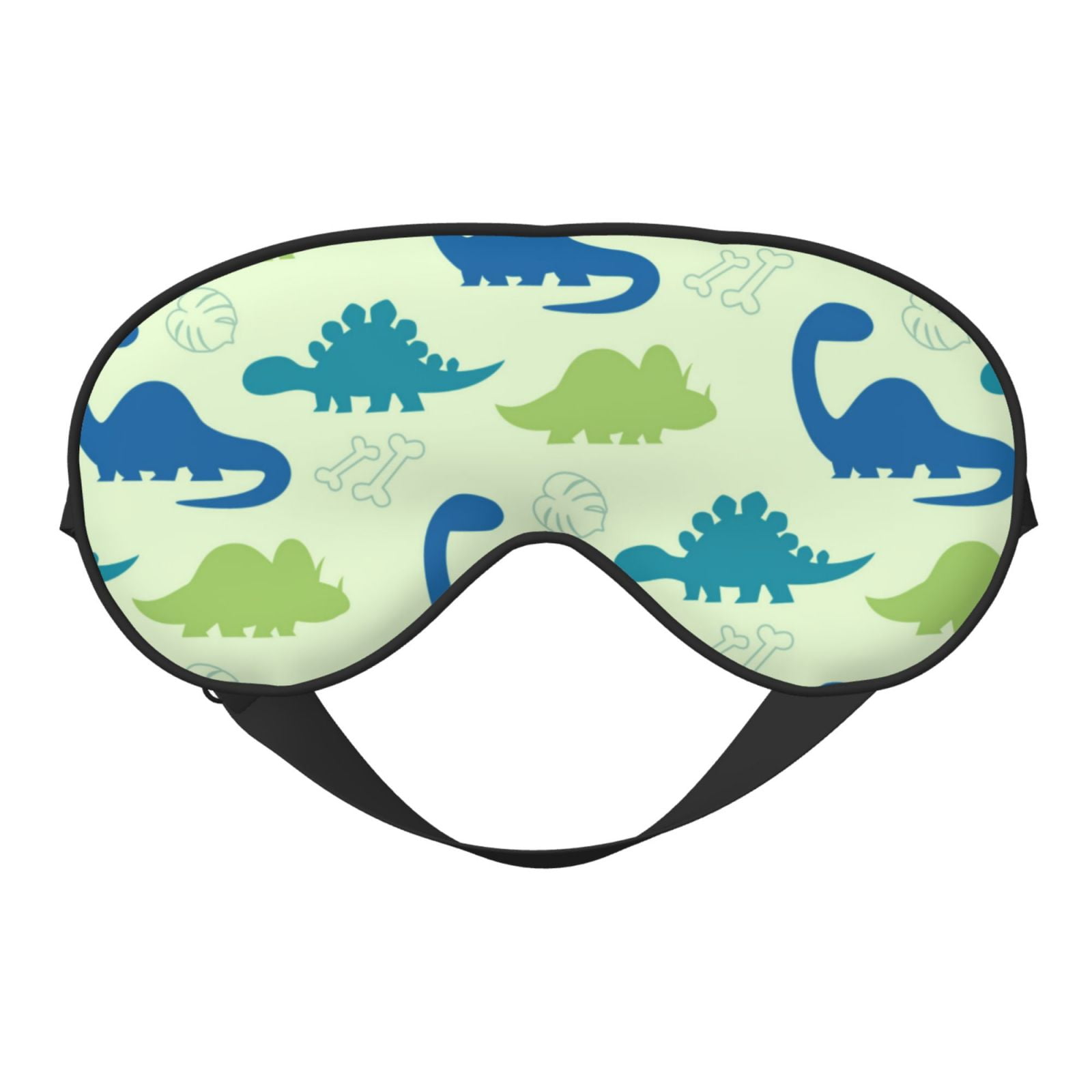 Bingfone Cute Dinosaur Blue Green for Sleep Mask Eye Mask for Sleeping ...
