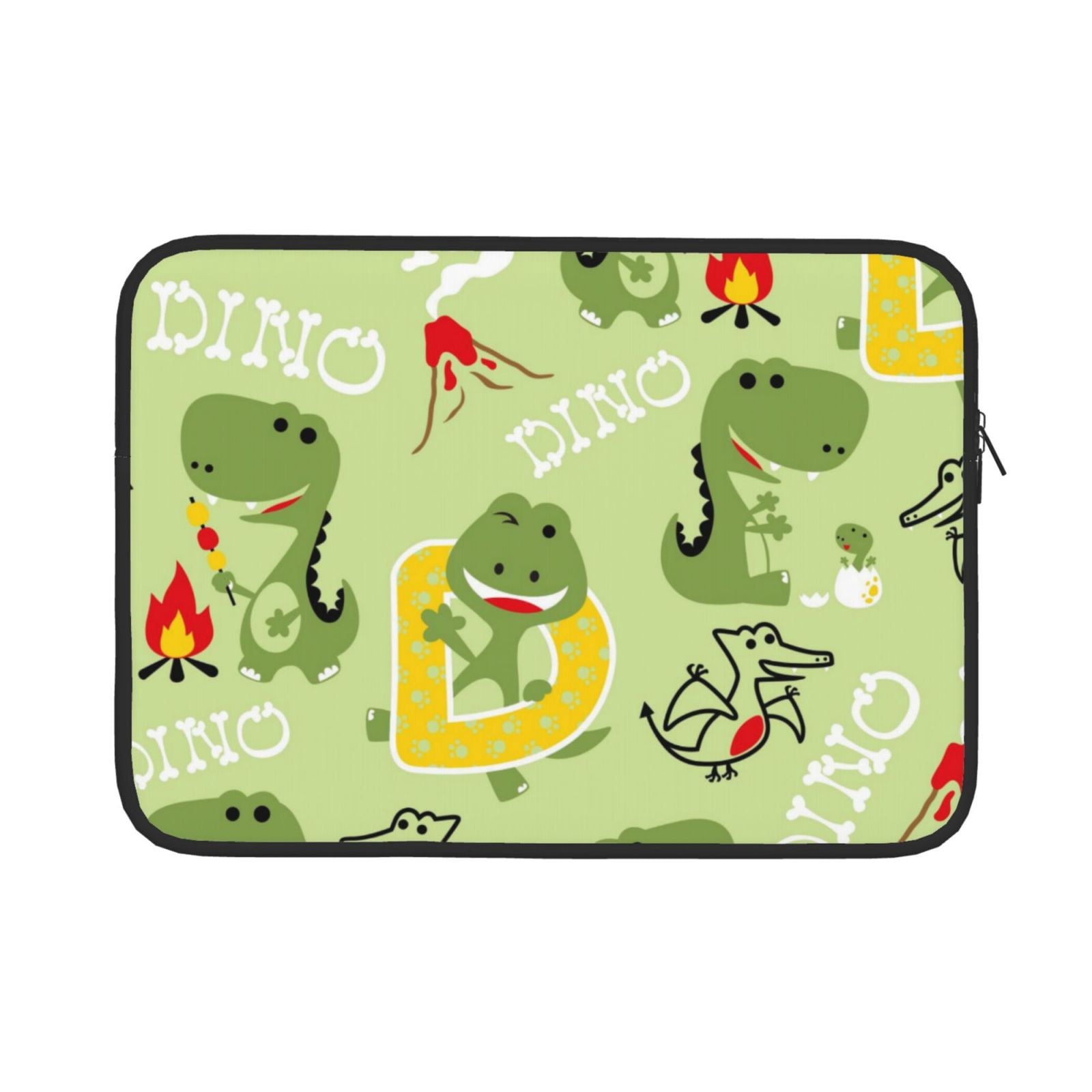Bingfone Cute Dinosaurs Cartoon Laptop Sleeve Case 15 Inch, 360 ...