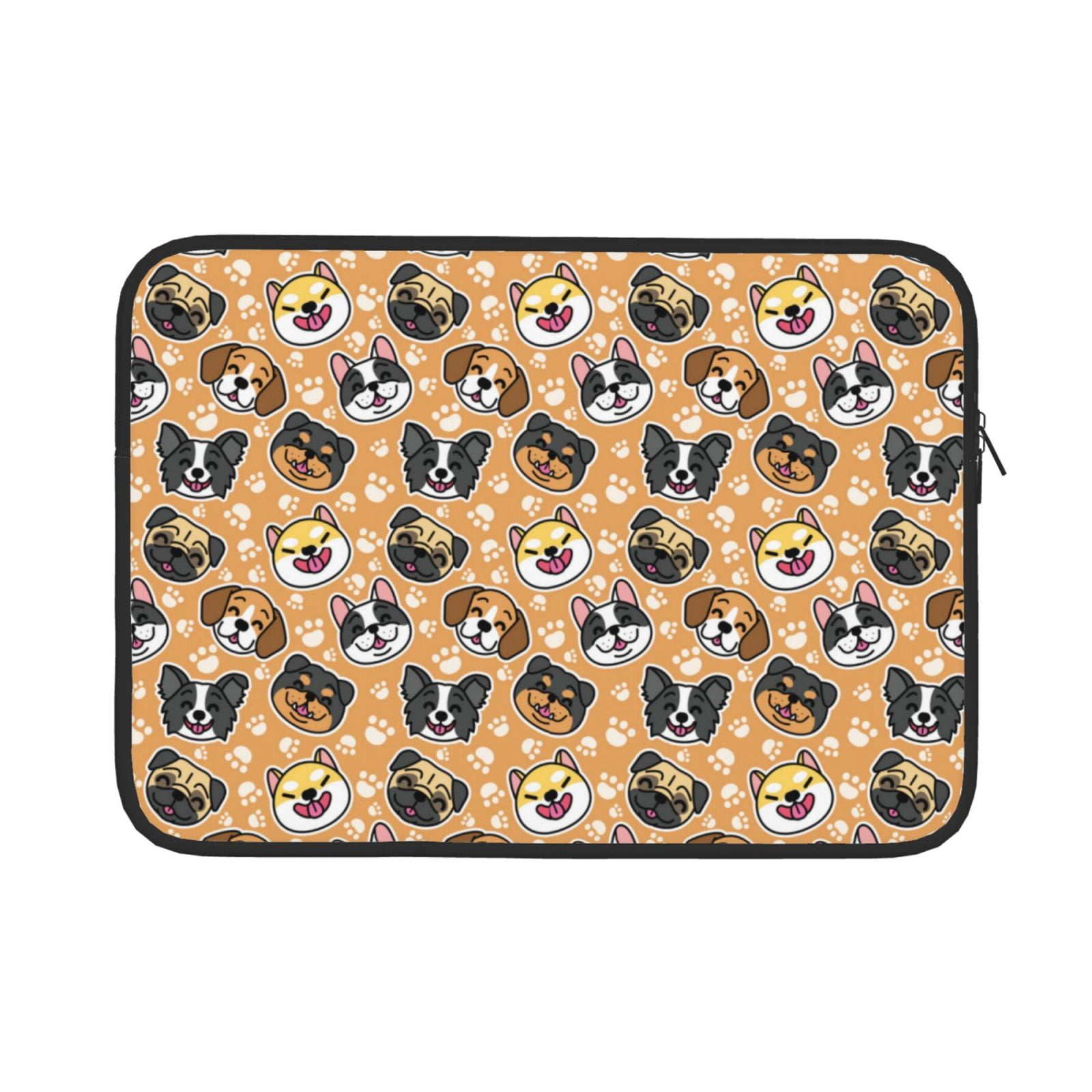 Bingfone Cute Dogs Head Laptop Sleeve Case 13 inch , 360° Protective ...