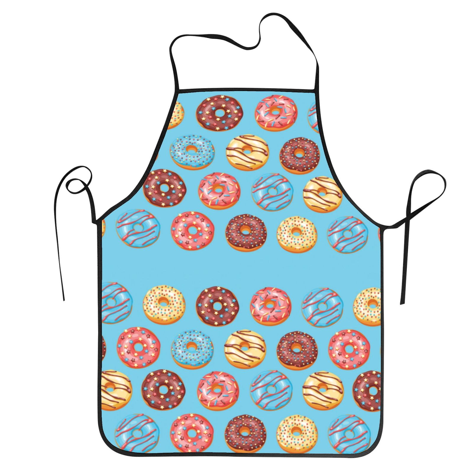 Bingfone Cute Donut for Tie-up Apron, Unisex Waterproof and Stain ...