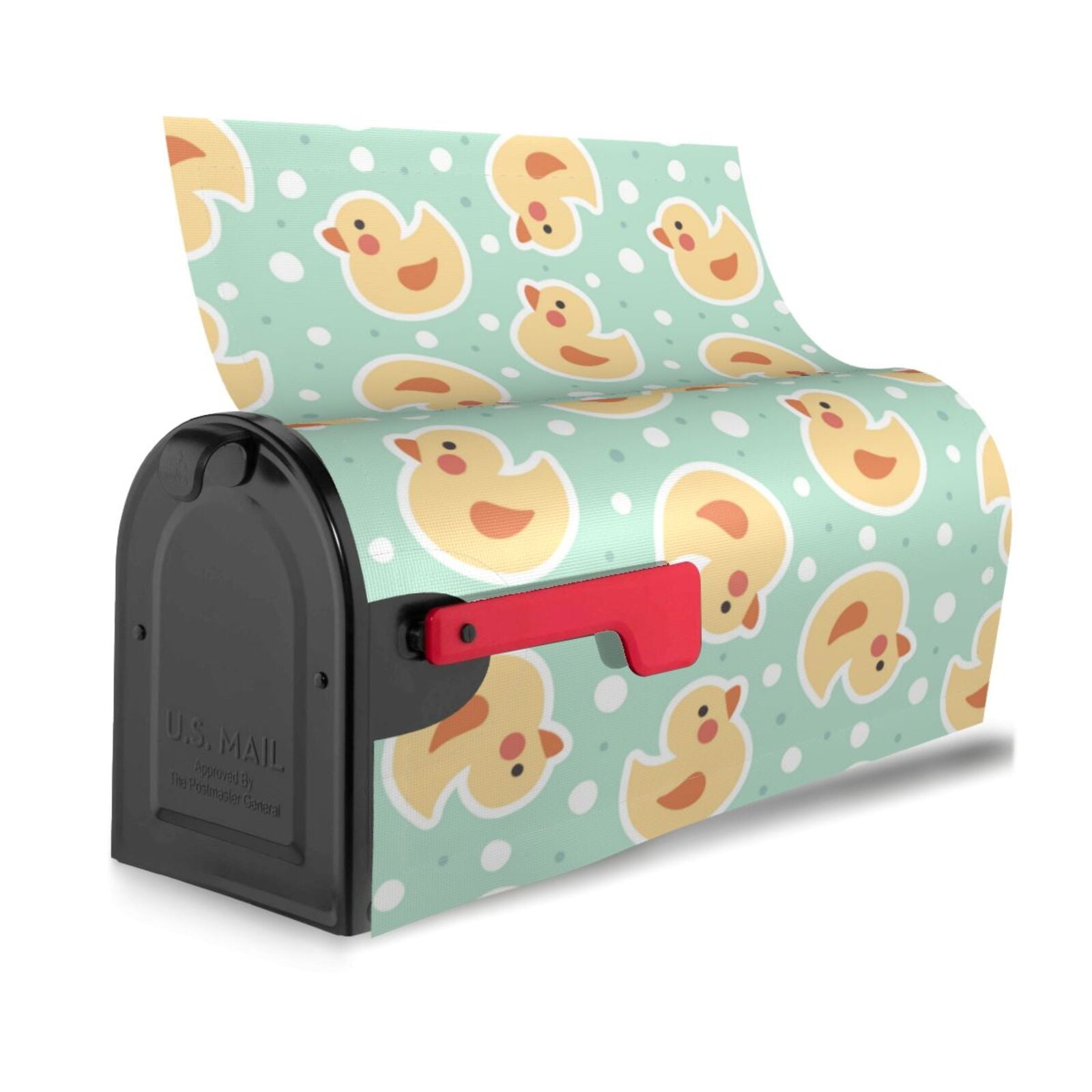 Bingfone Cute Duck Magnetic Mailbox Cover Standard Size for Garden Yard ...