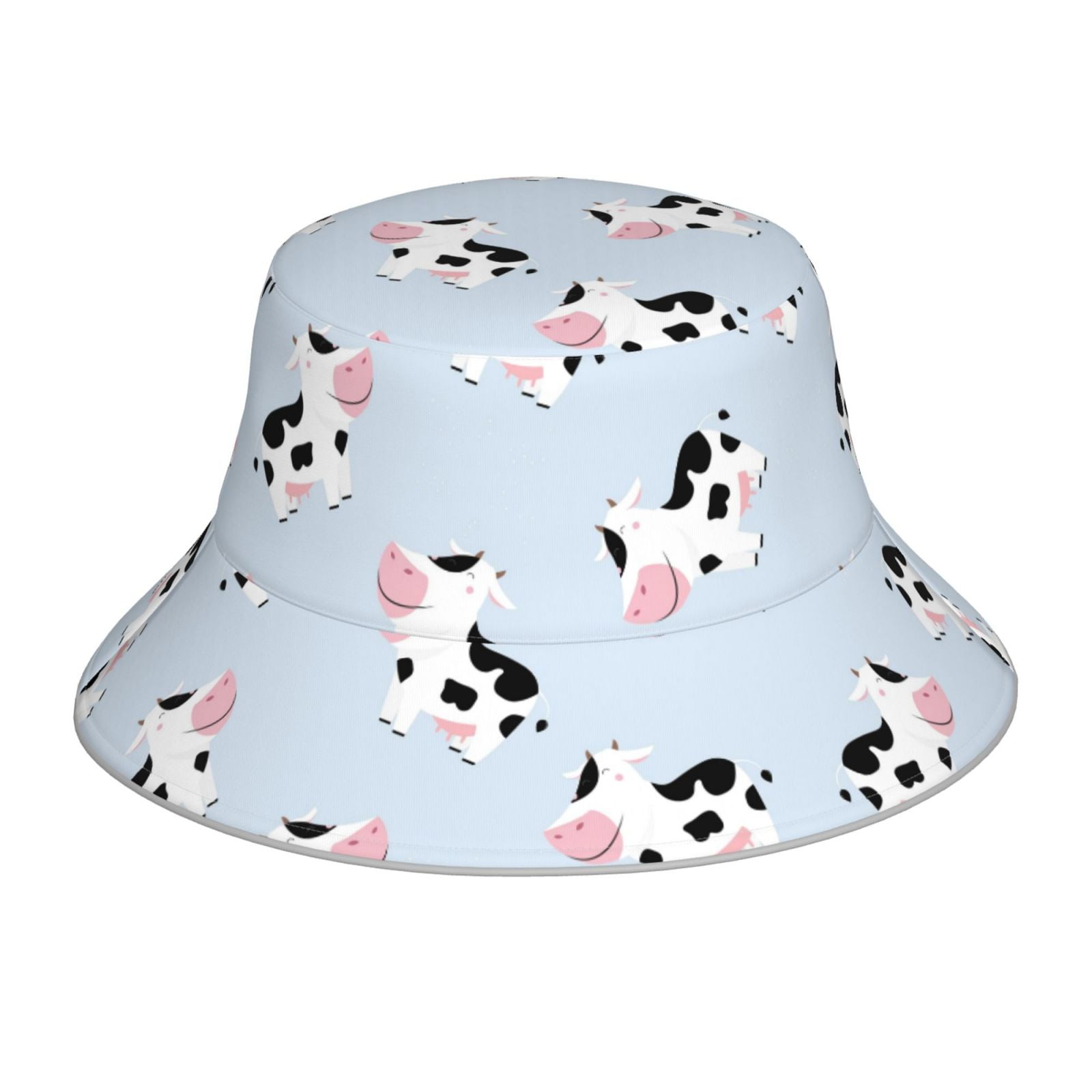 Bingfone Cute Farm Cow Bucket Hat For Men Women,Packable Reversible ...