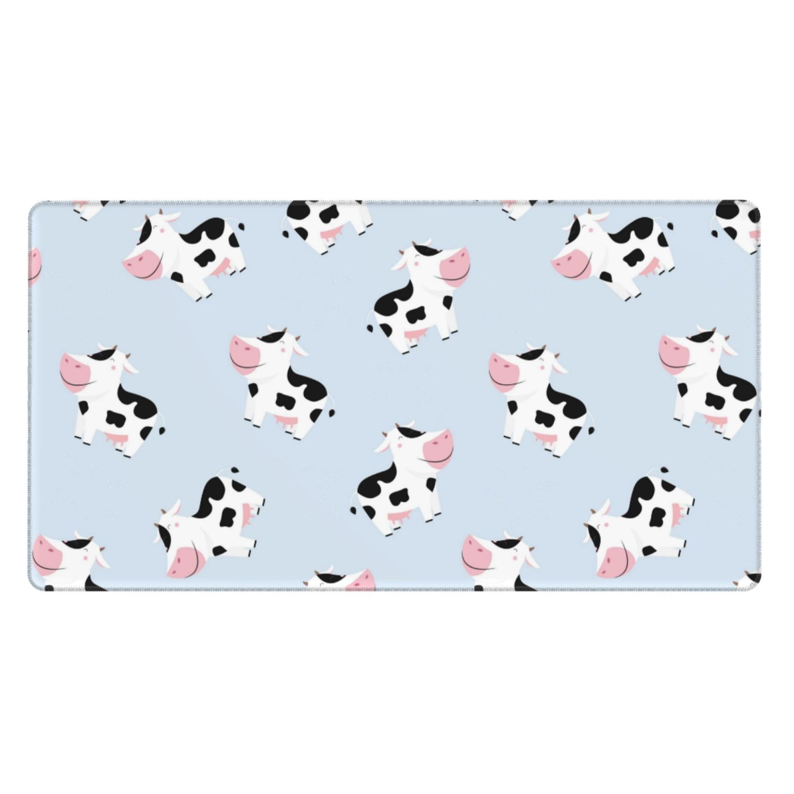 Bingfone Cute Farm Cow Large Gaming Mouse Pad,Extended Desk Mousepad ...