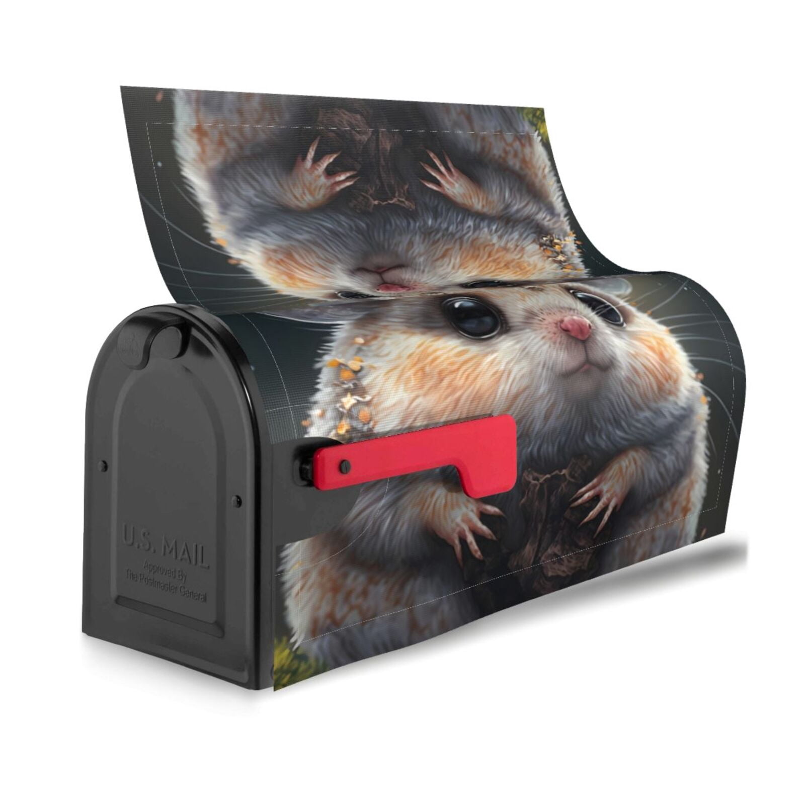 Bingfone Cute Fat Ball Branch Magnetic Mailbox Cover Standard Size for ...