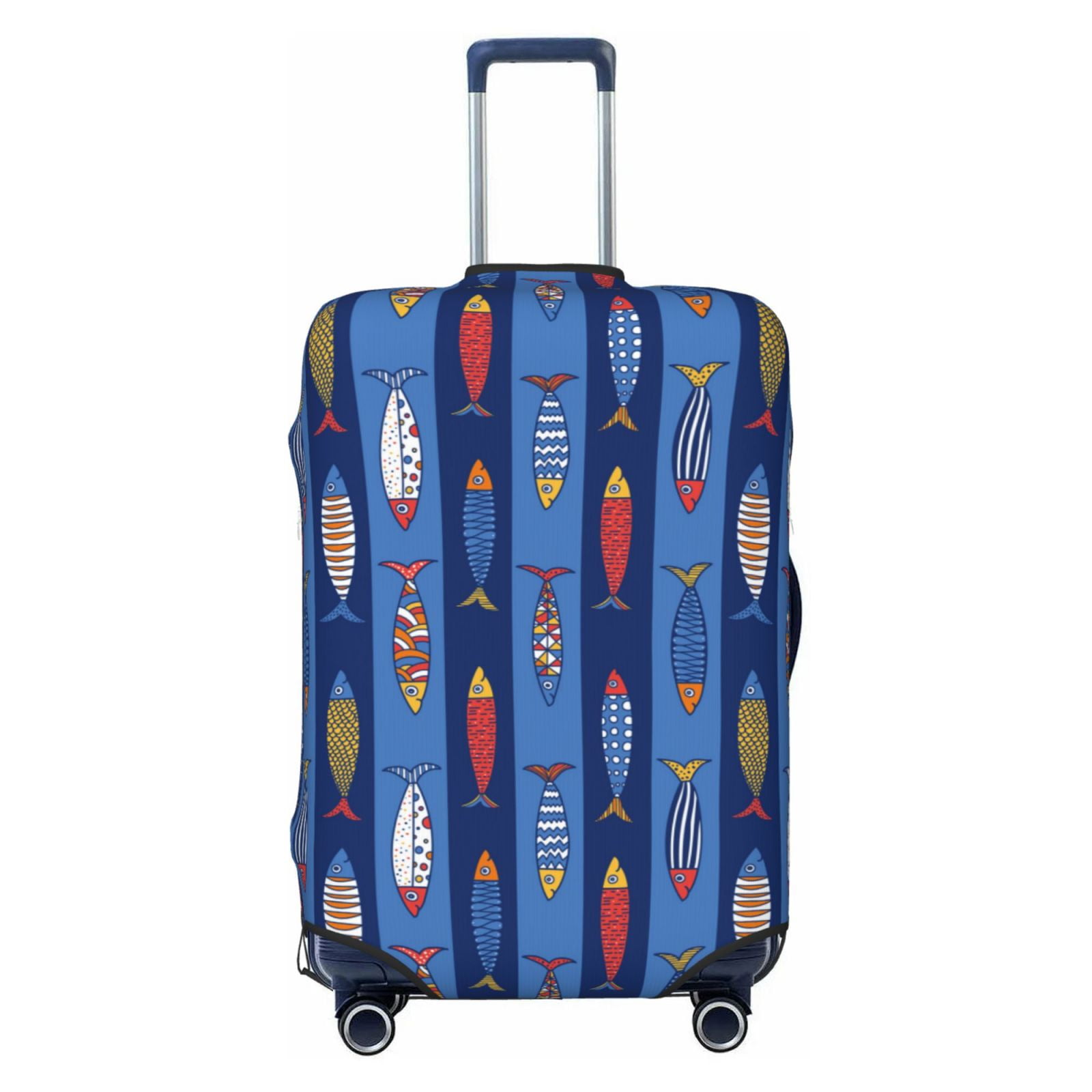 Bingfone Cute Fish Luggage Cover Washable Suitcase Cover Protector Anti ...