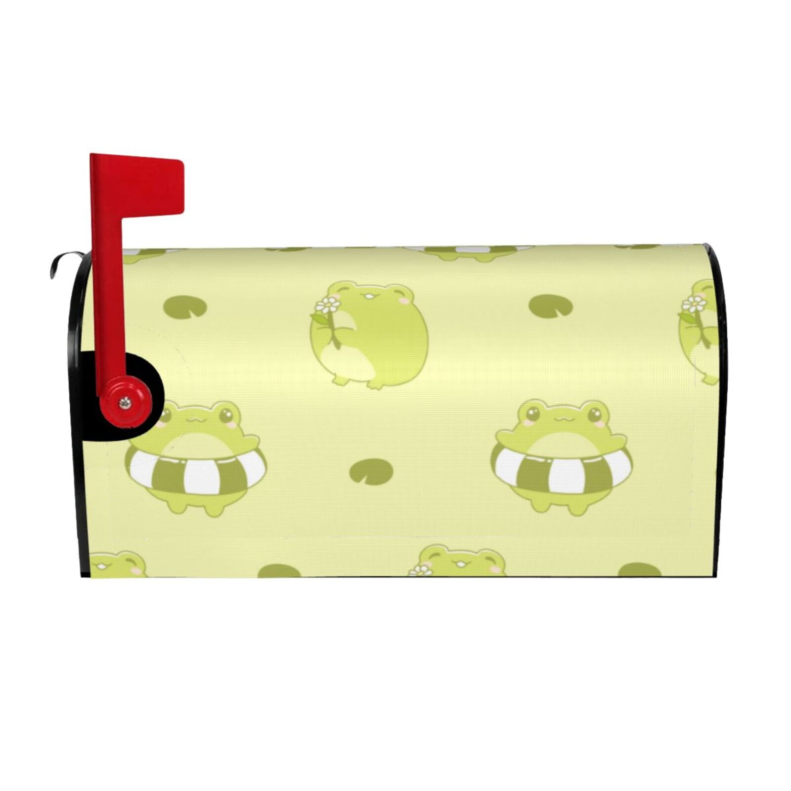 Bingfone Cute Frog3 Magnetic Mailbox Cover Standard Size for Garden ...