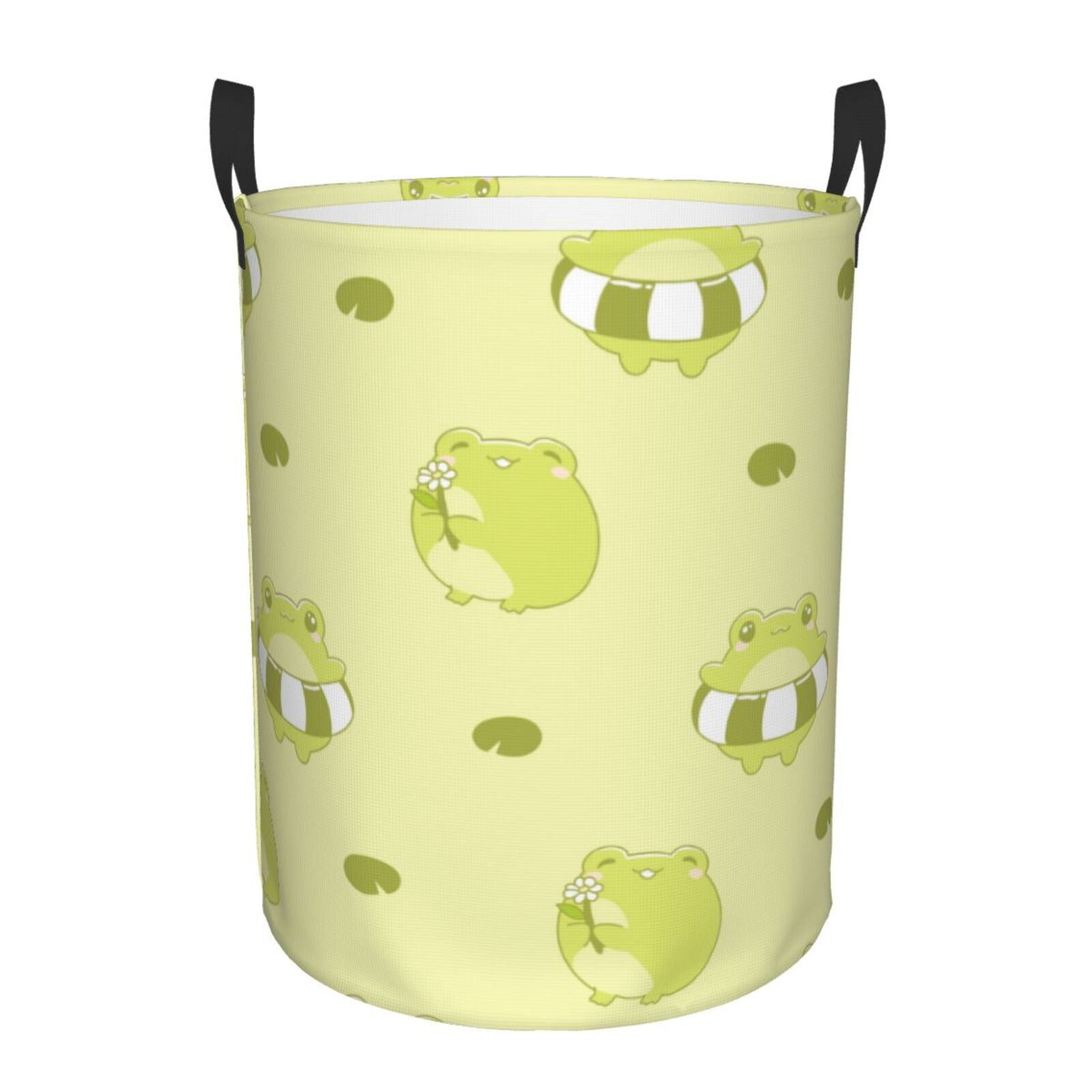Bingfone Cute Frog3 Waterproof Foldable Laundry Hamper Bucket With ...
