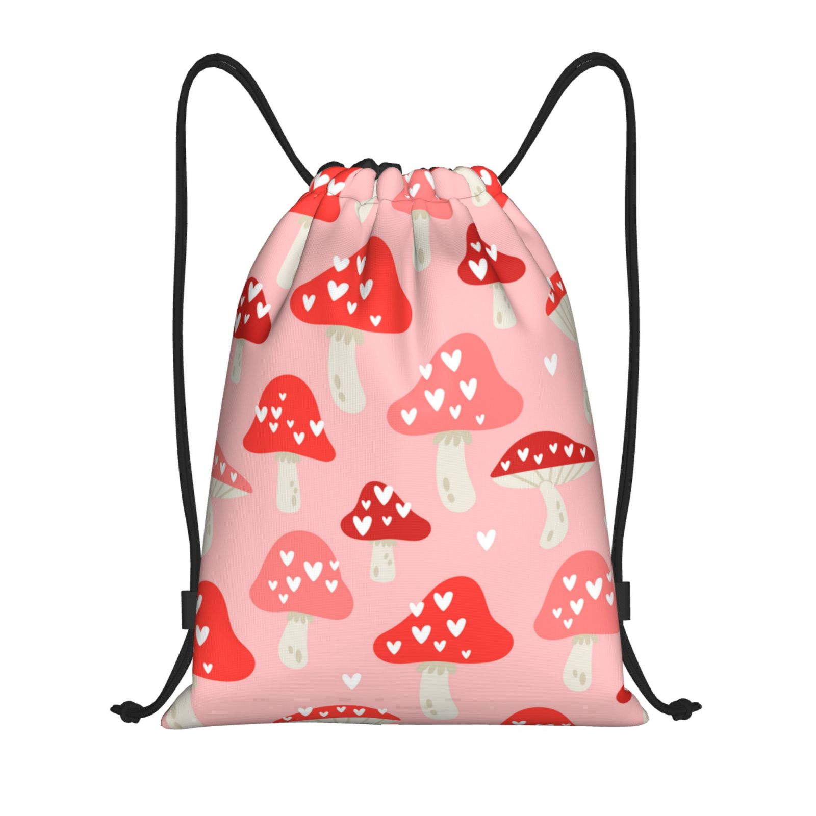 Bingfone Cute Mushroom1 Drawstrings Backpacks Bags For Men Women Gym ...