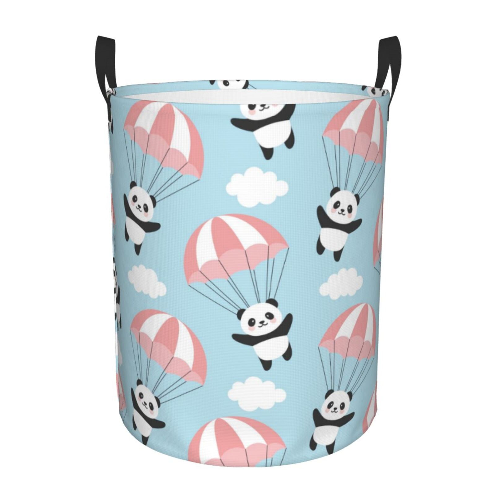 Bingfone Cute Panda Flying In The Sky Waterproof Foldable Laundry ...