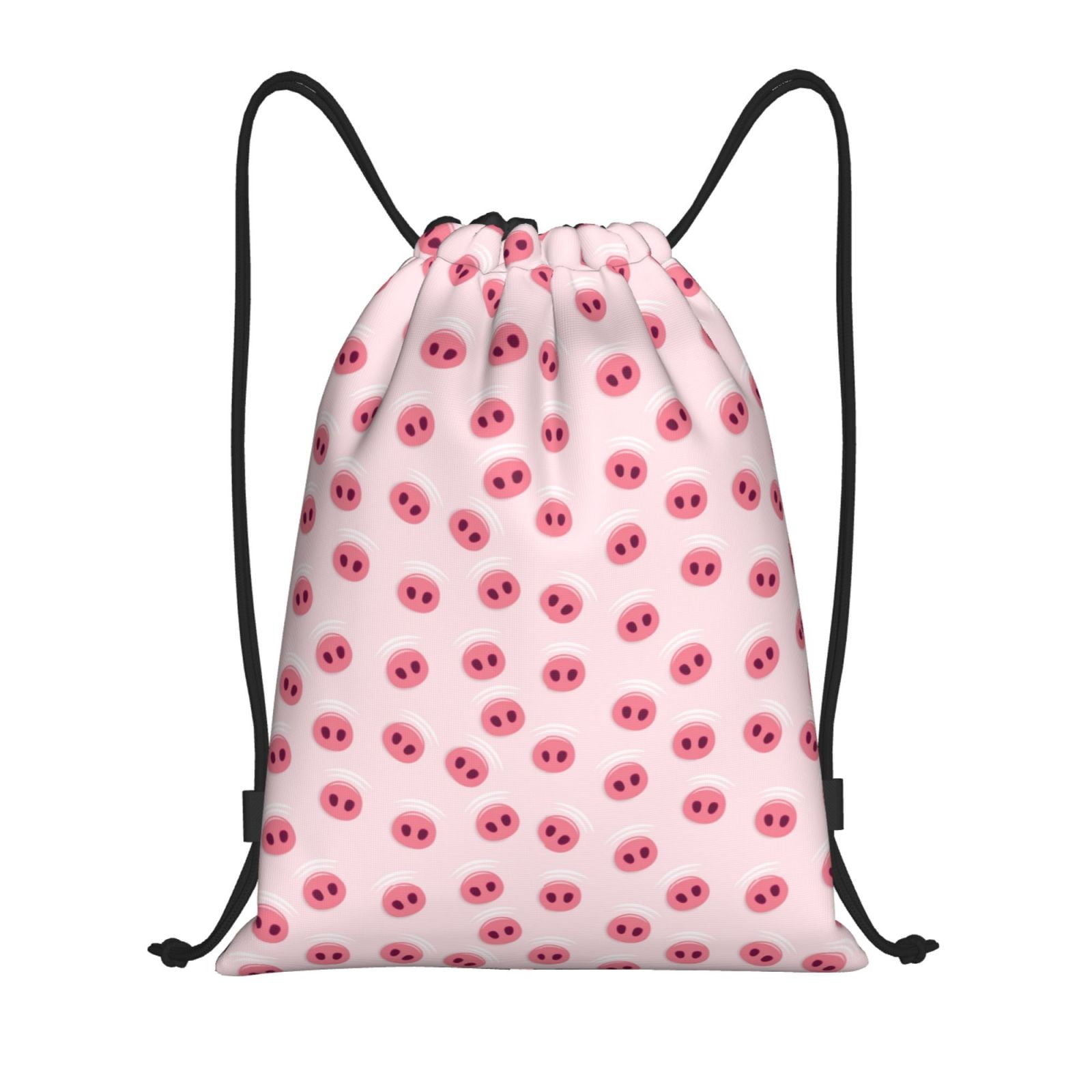 Bingfone Cute Pig Nose Drawstrings Backpacks Bags for Men Women Gym ...
