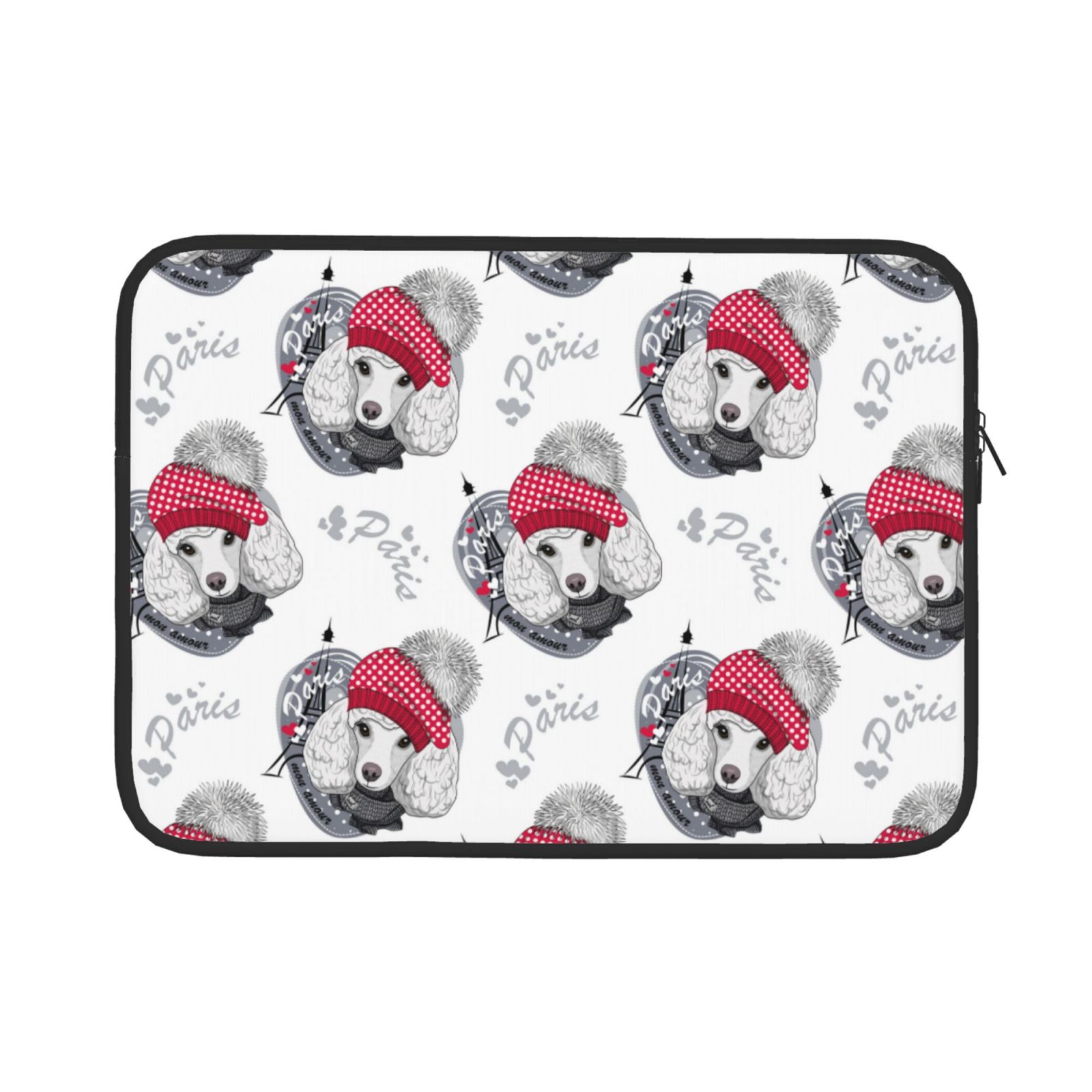 Bingfone Cute Poodle Dog Laptop Sleeve Case 13 inch , 360° Protective ...