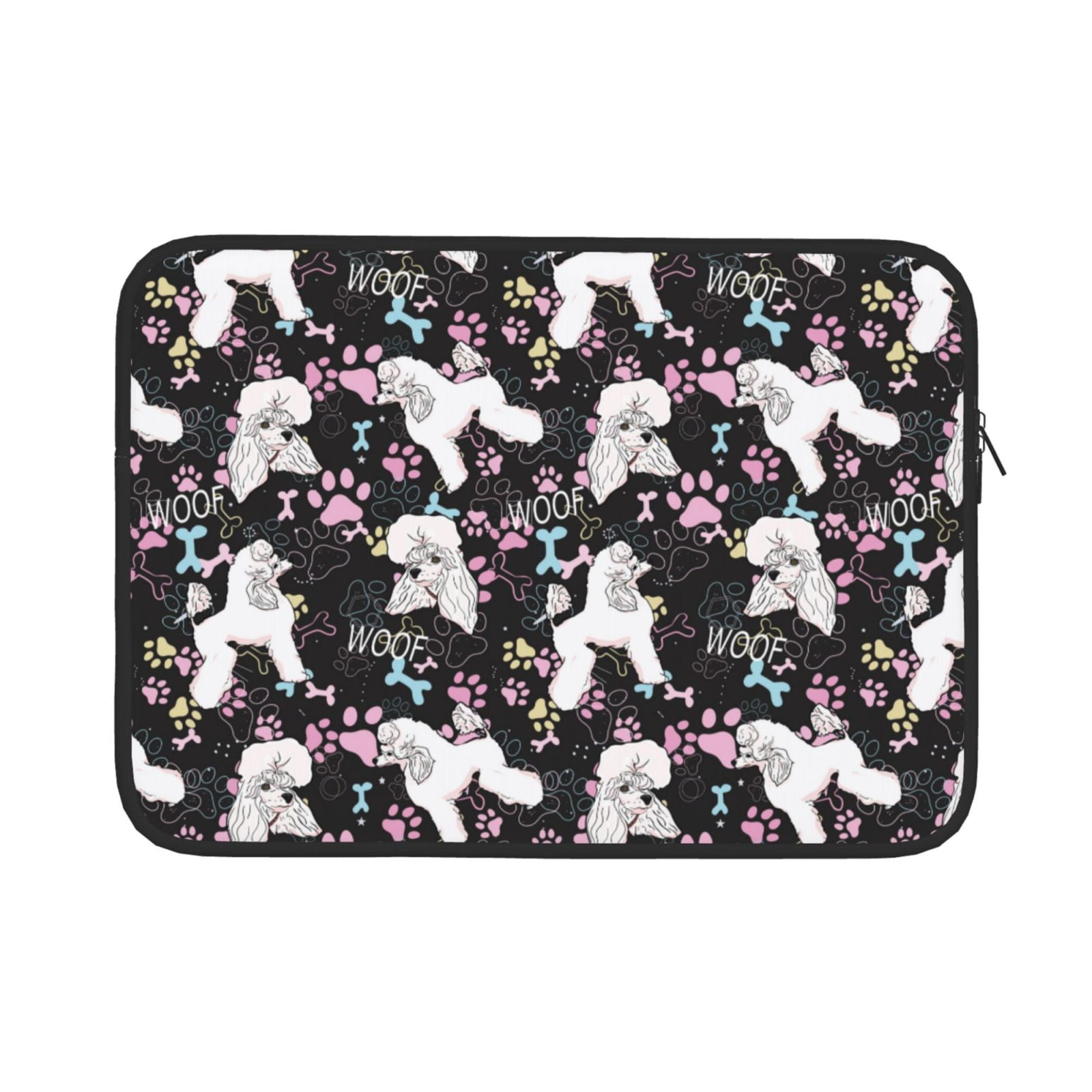 Bingfone Cute Poodle Dog Laptop Sleeve Case 13 inch , 360° Protective ...