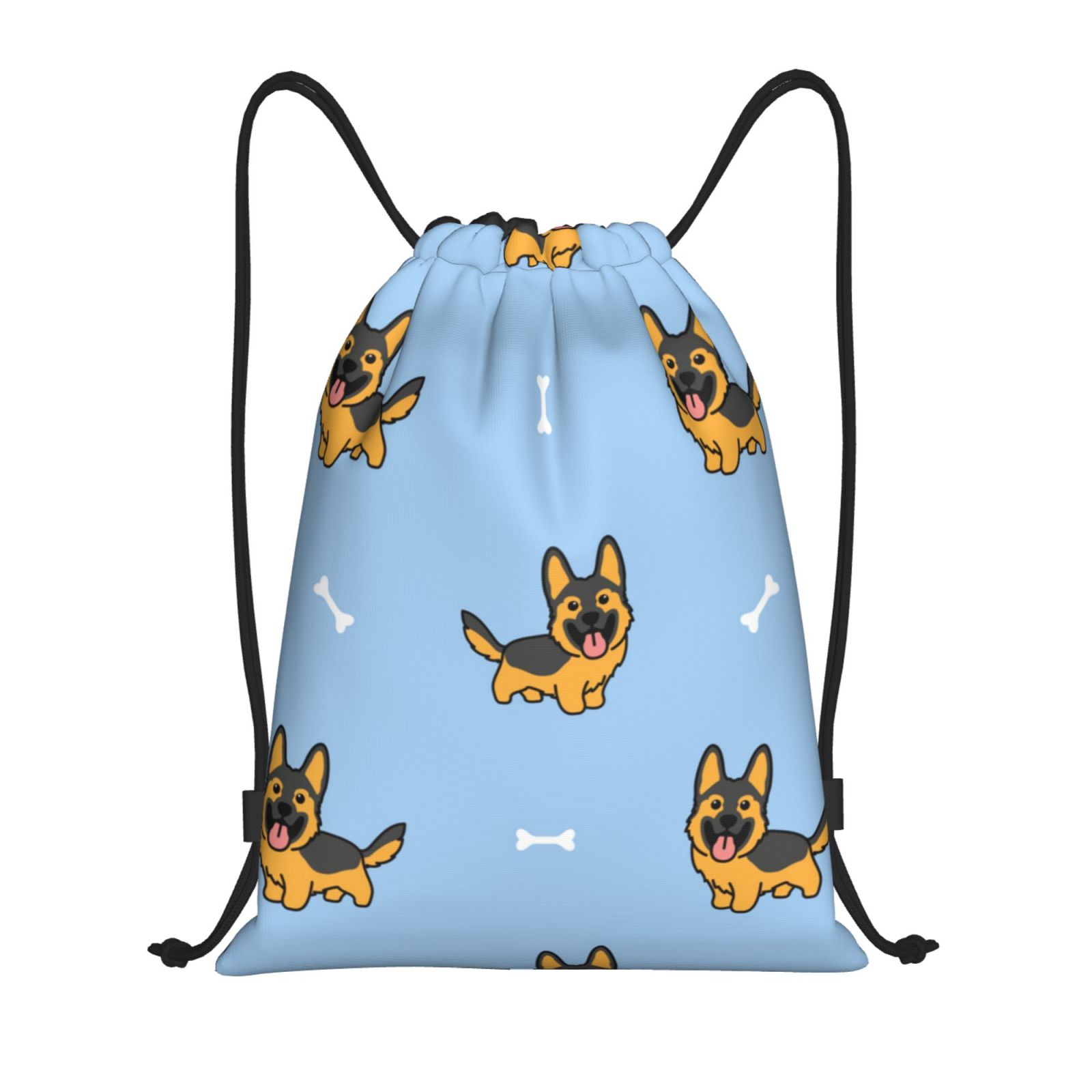 Bingfone Cute Puppy Drawstrings Backpacks Bags For Men Women Gym ...