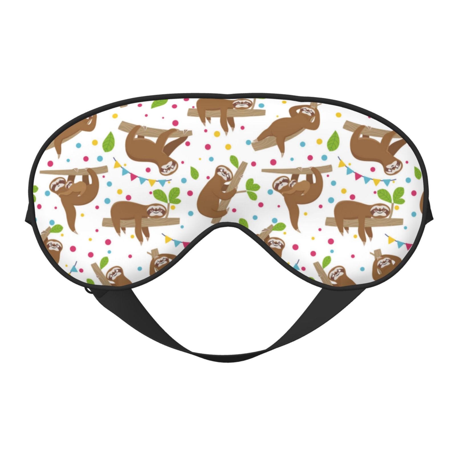 Bingfone Cute Sloth for Sleep Mask Eye Mask for Sleeping, Super Soft ...