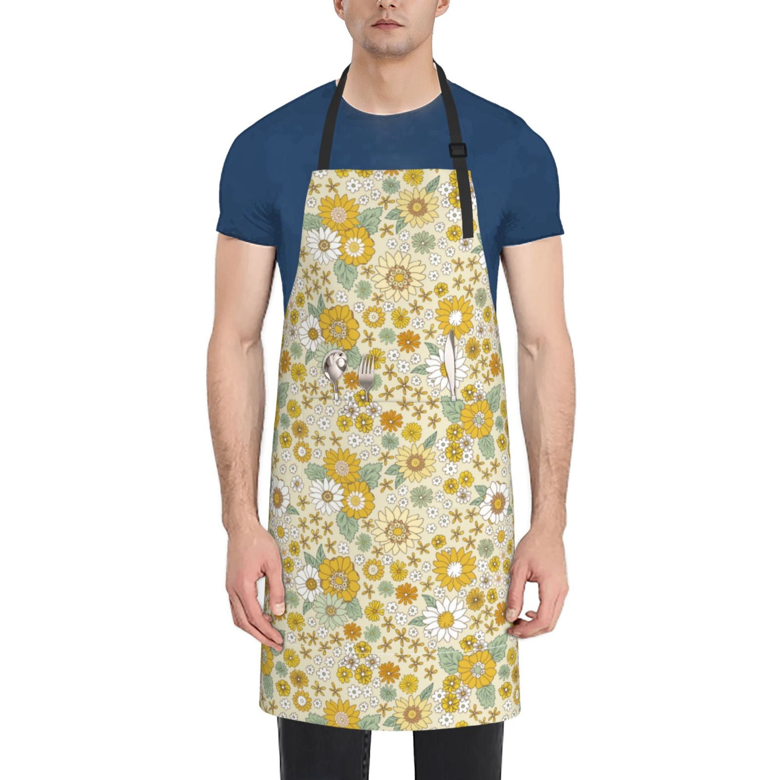 Bingfone Cute Sunflower Apron Gifts For Men, Women Professional Grade ...